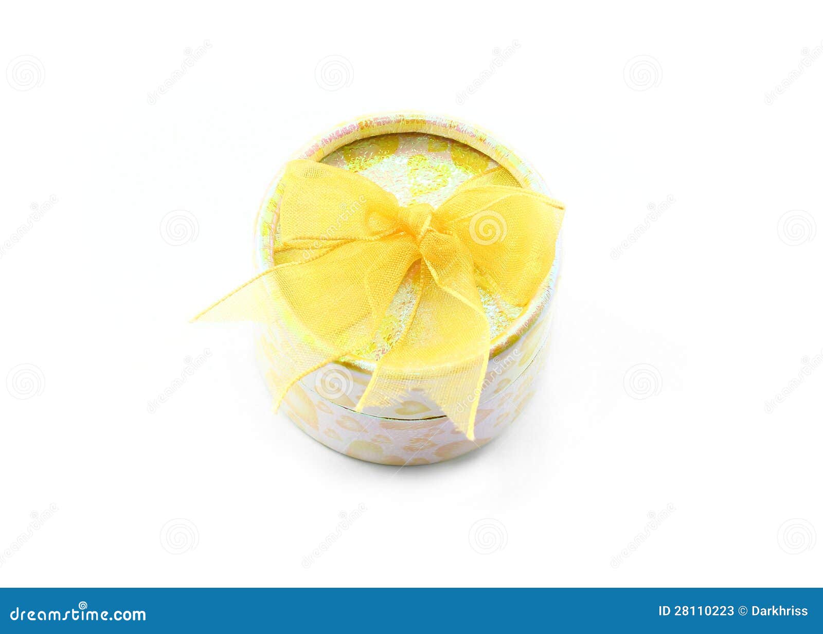 Round present box stock image. Image of gift, surprise - 28110223