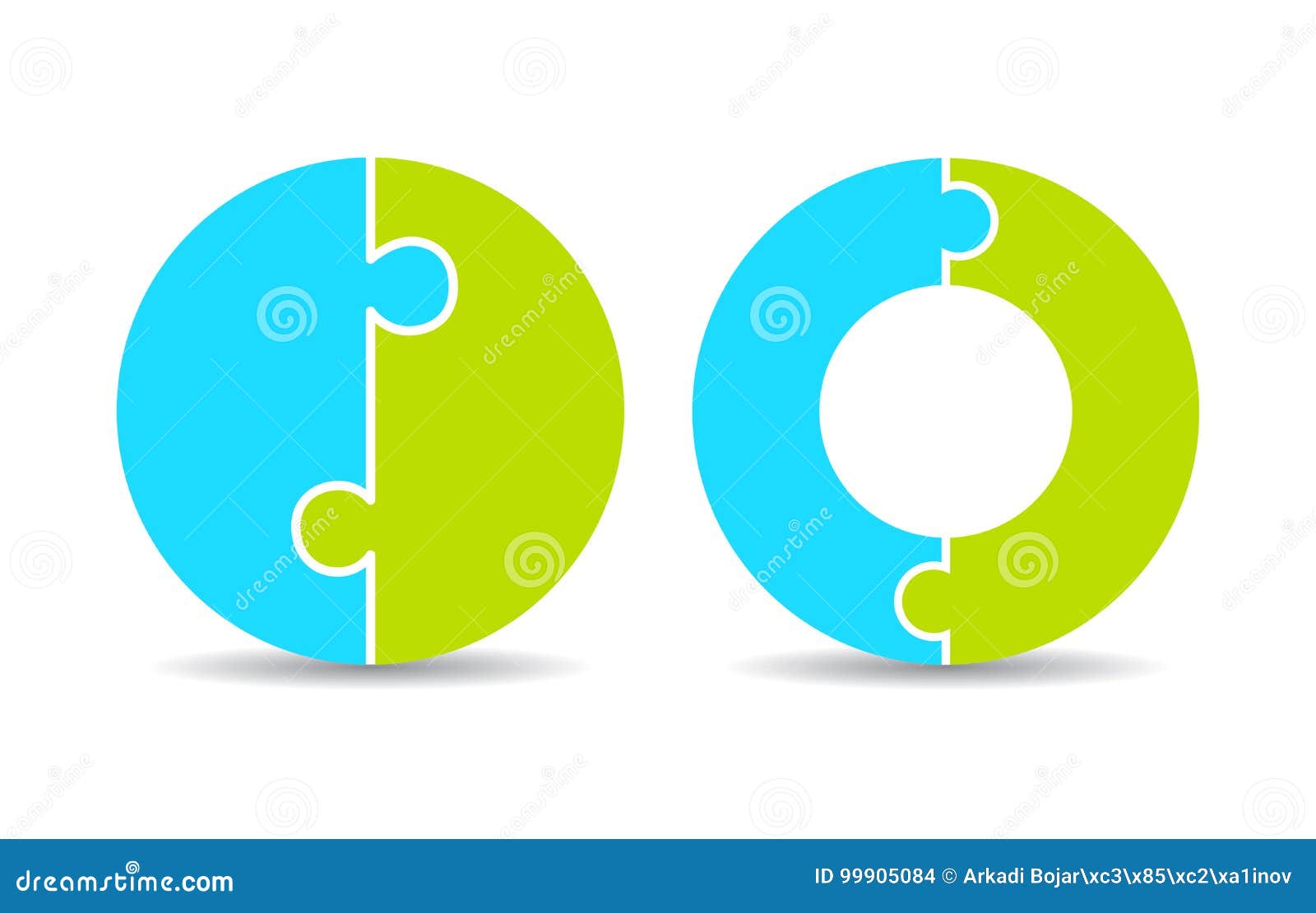 Round Puzzle Of Triangular Colored Sectors, Vector Template ...