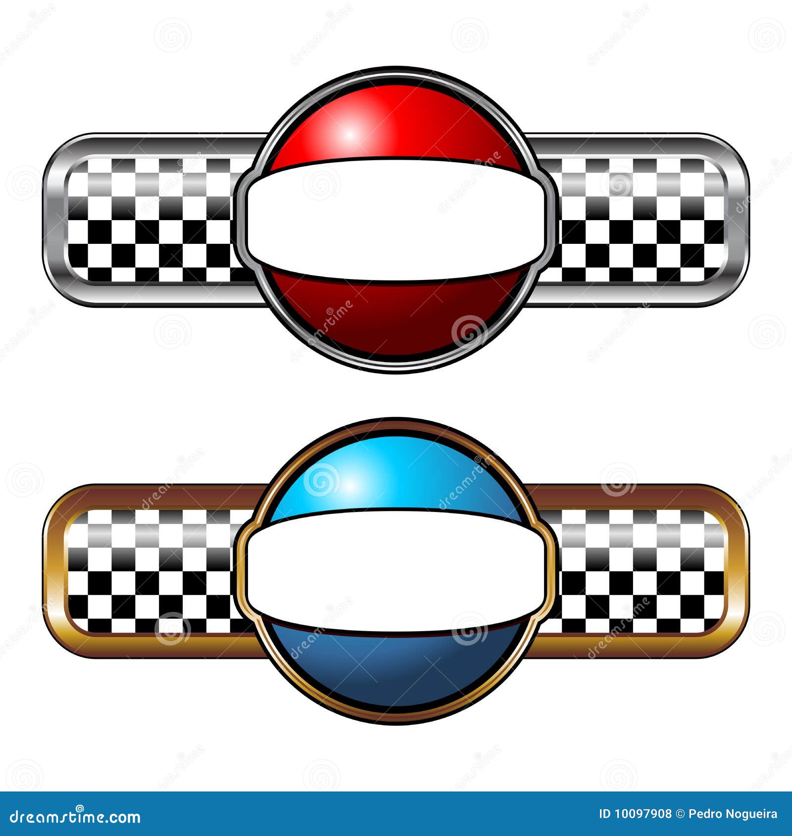 Round race badge stock vector. Illustration of celebration - 10097908