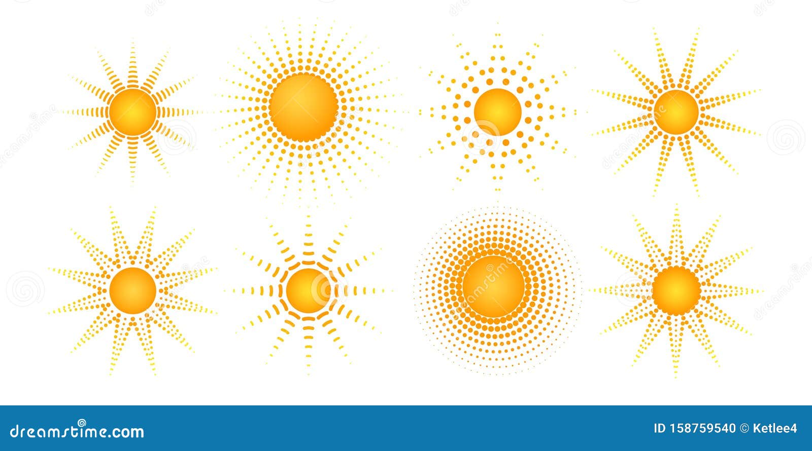 Round Radial Halftone Dot of the Sun Shape Sunny Pattern of Orange Dots ...