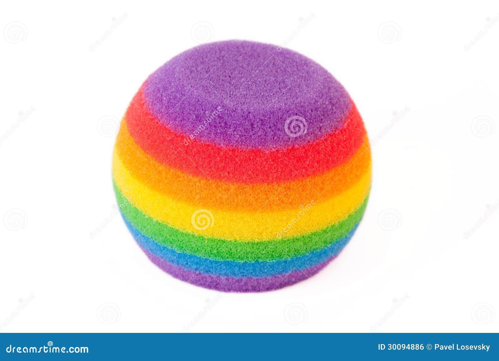 Round rainbow sponge stock photo. Image of hygiene, colorful - 30094886