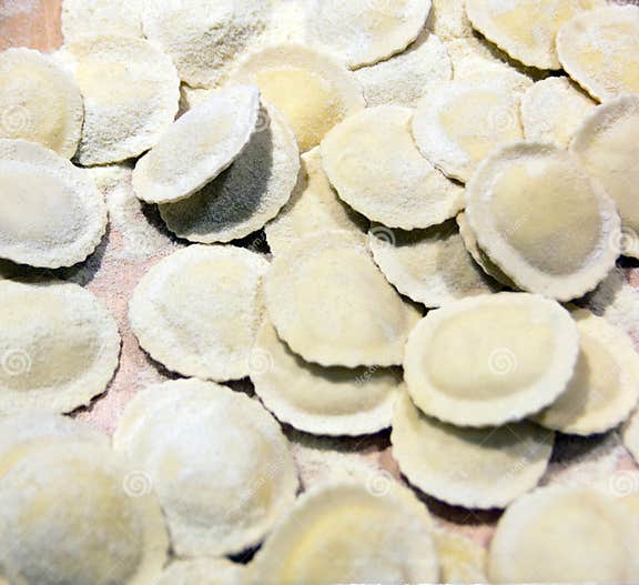 Round ravioli stock photo. Image of shop, multiple, italian - 26823842