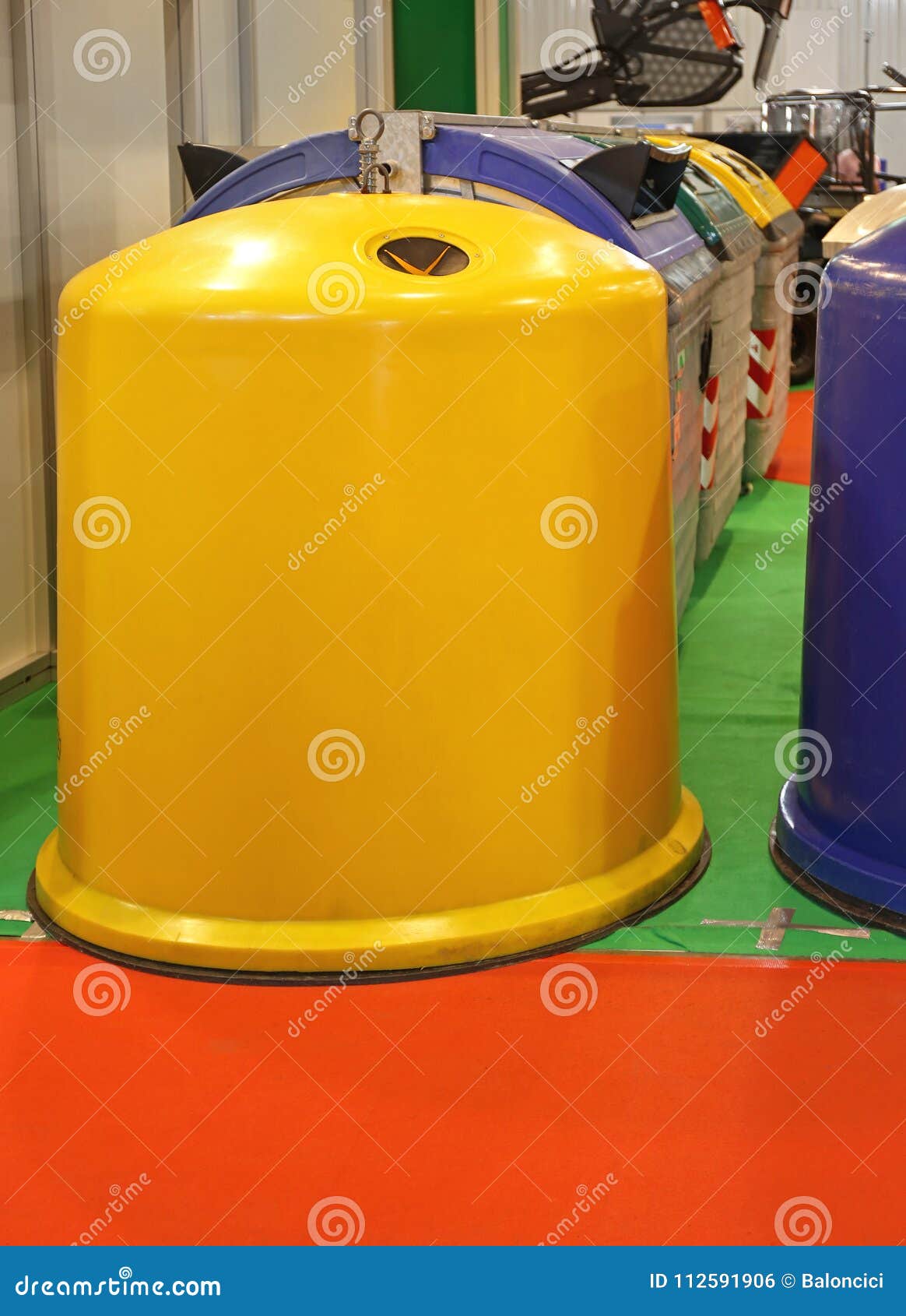 Round Recycling Container Royalty-Free Stock Image | CartoonDealer.com ...