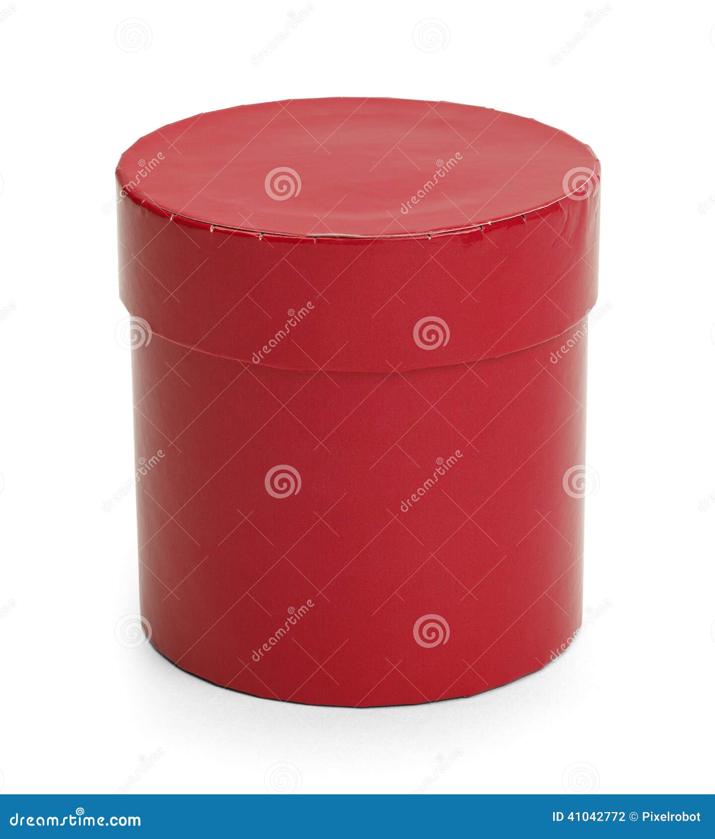 Round Red Box stock photo. Image of clean, elegance, mail - 41042772