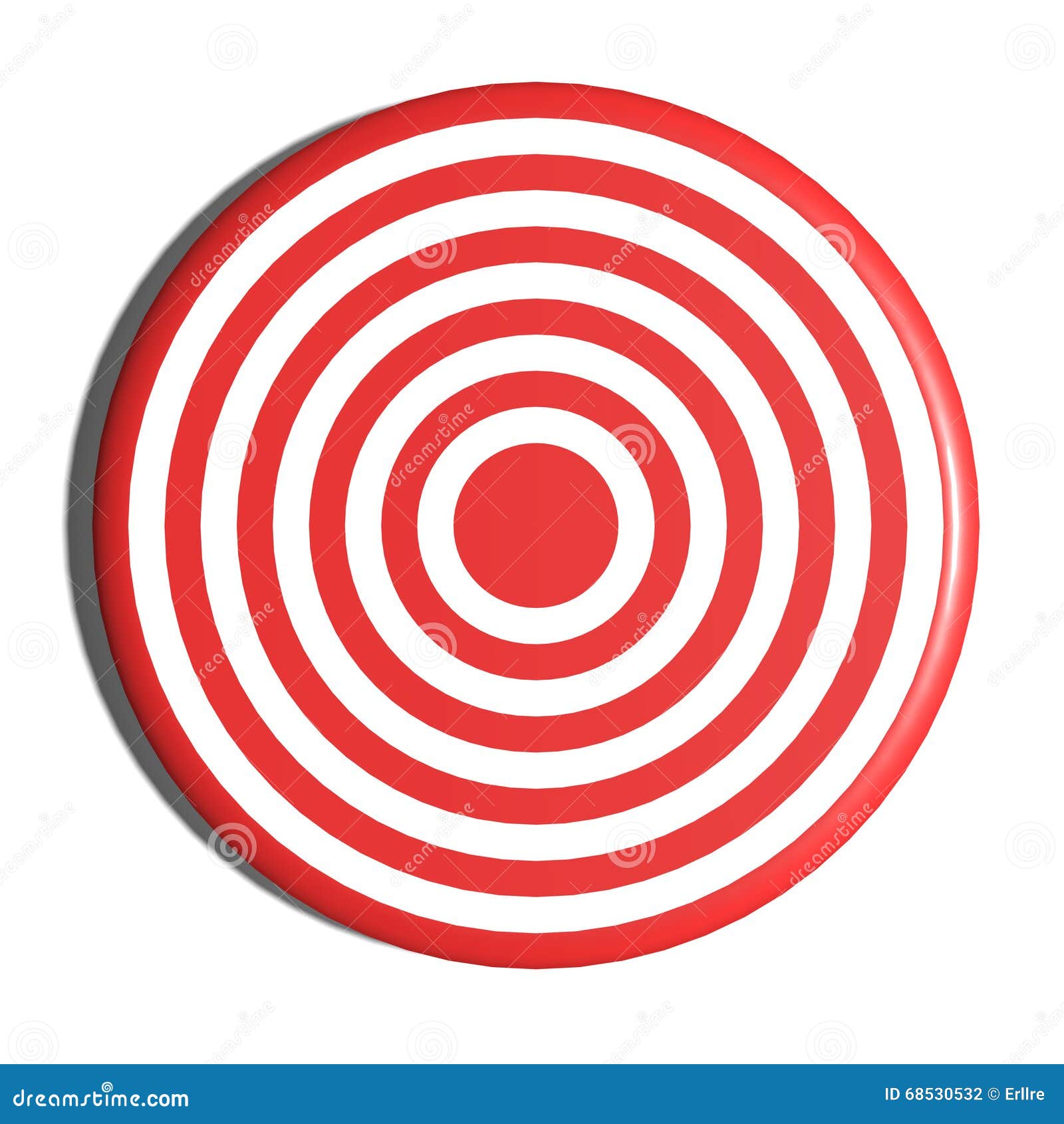 Round red and white target stock illustration. Illustration of square ...