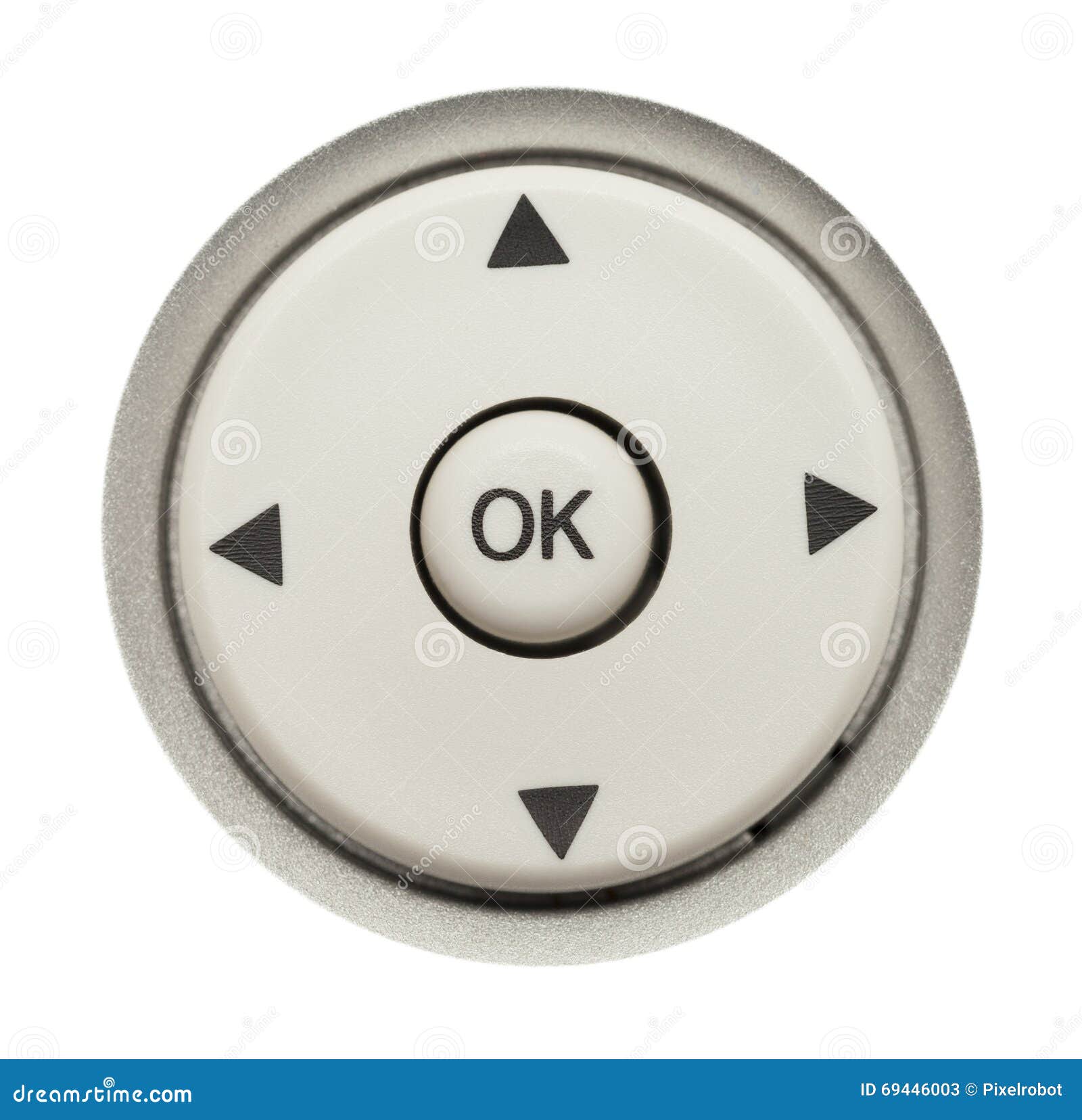 Round Remote Buttons stock image. Image of playful, direction - 69446003