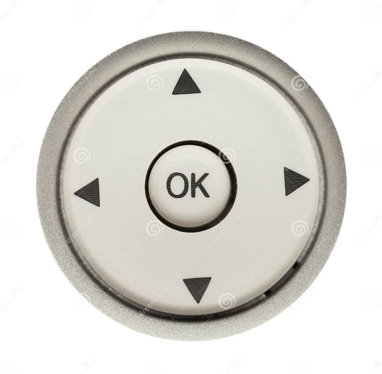 Round Remote Buttons stock image. Image of playful, direction - 69446003