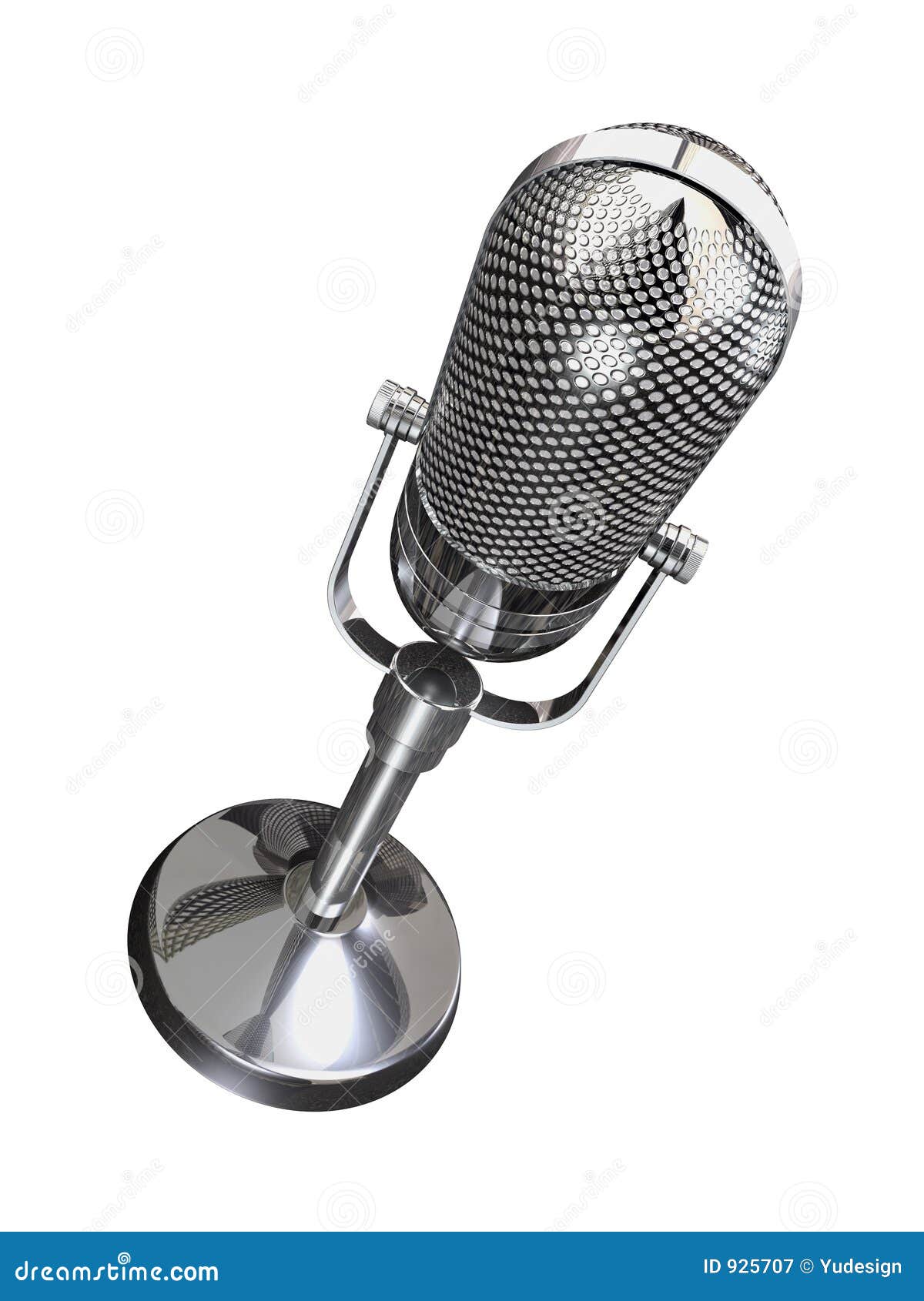 Round retro microphone stock illustration. Illustration of abstract ...