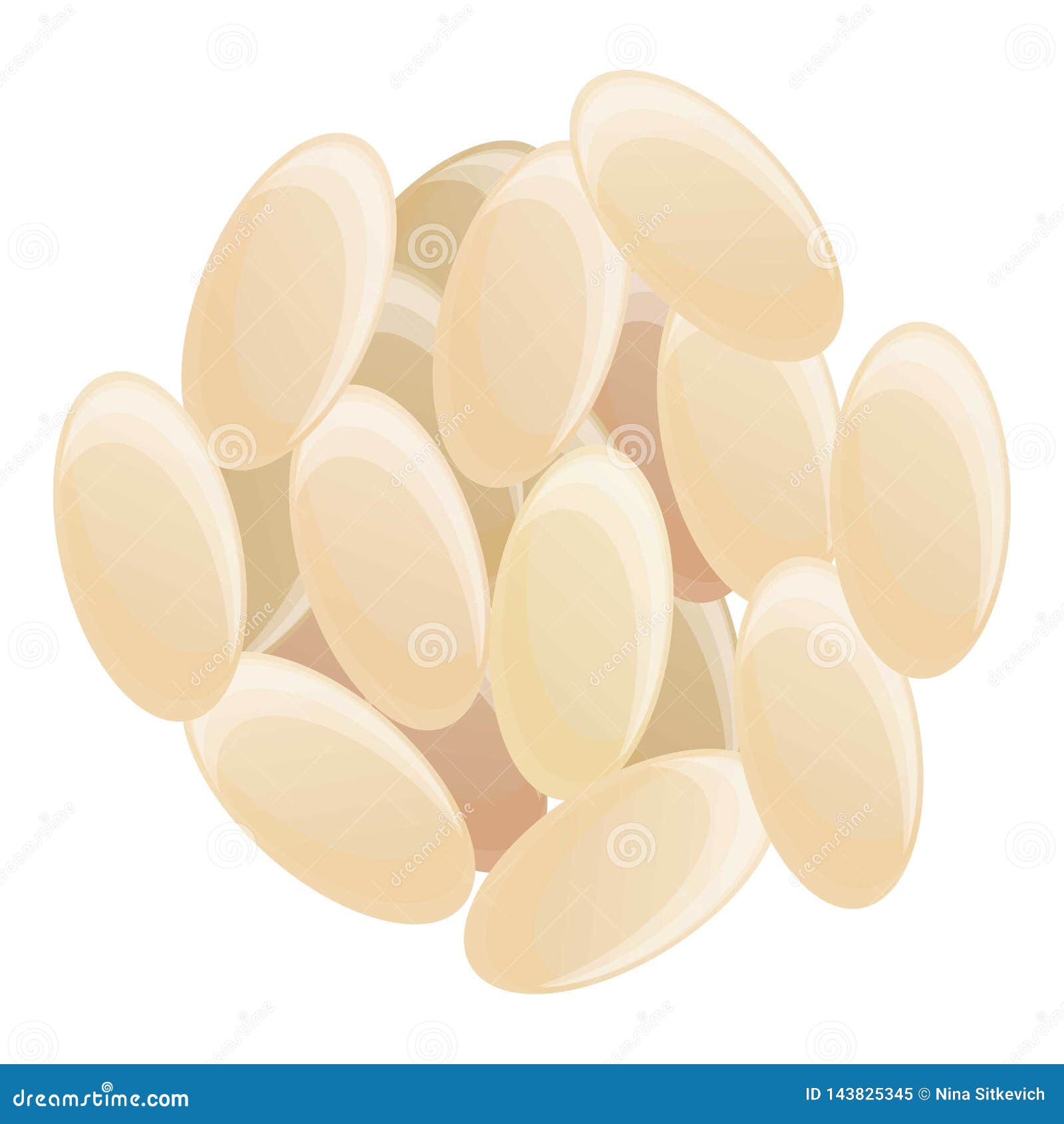 Round Rice Cakes Isolated On White Background. Crispbread.Puffed Rice ...