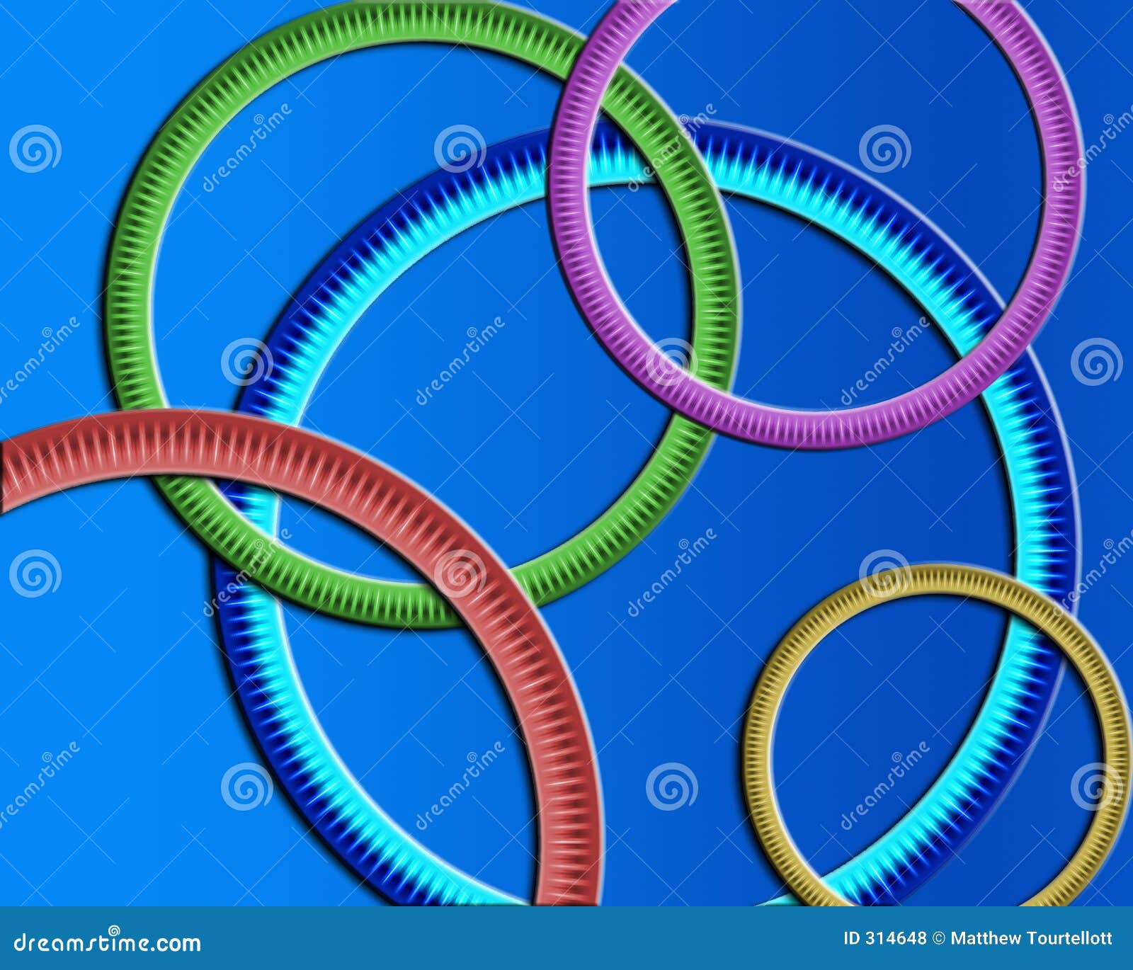 Round Rings Wallpaper stock illustration. Illustration of background ...