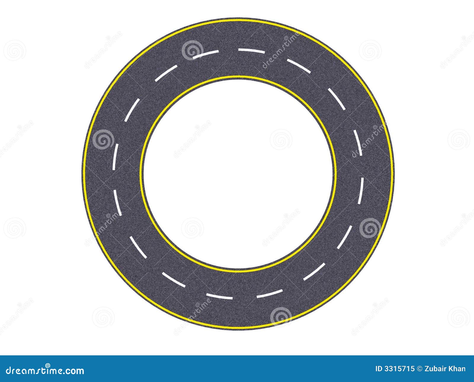 Round Road stock illustration. Illustration of extreme - 3315715