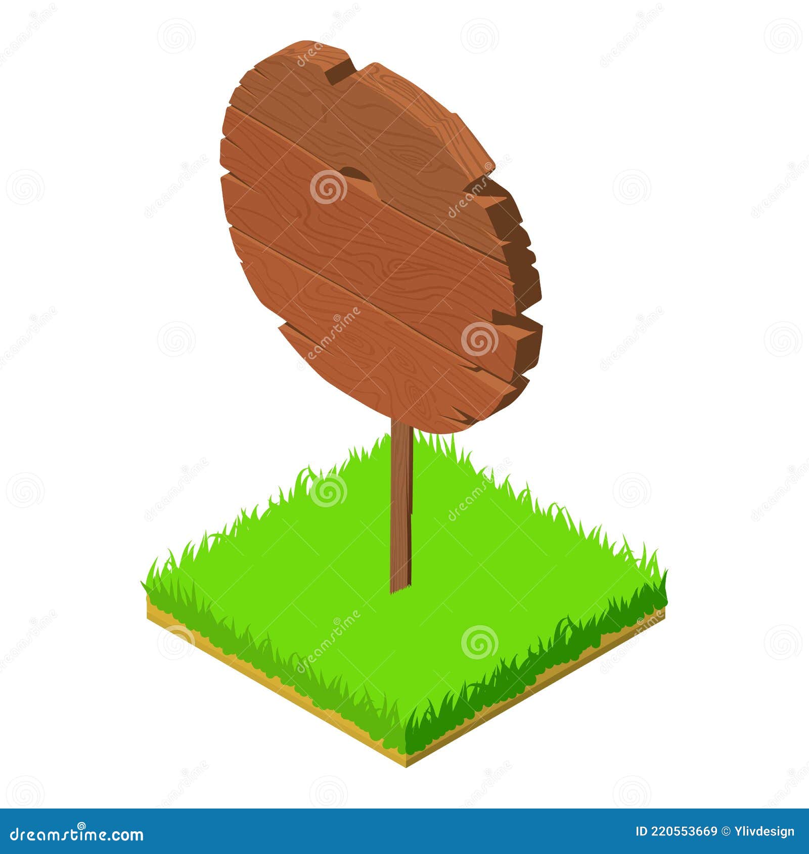 Vintage Guideboard Made Of Wooden Plank And Pole Nailed Together. Old ...