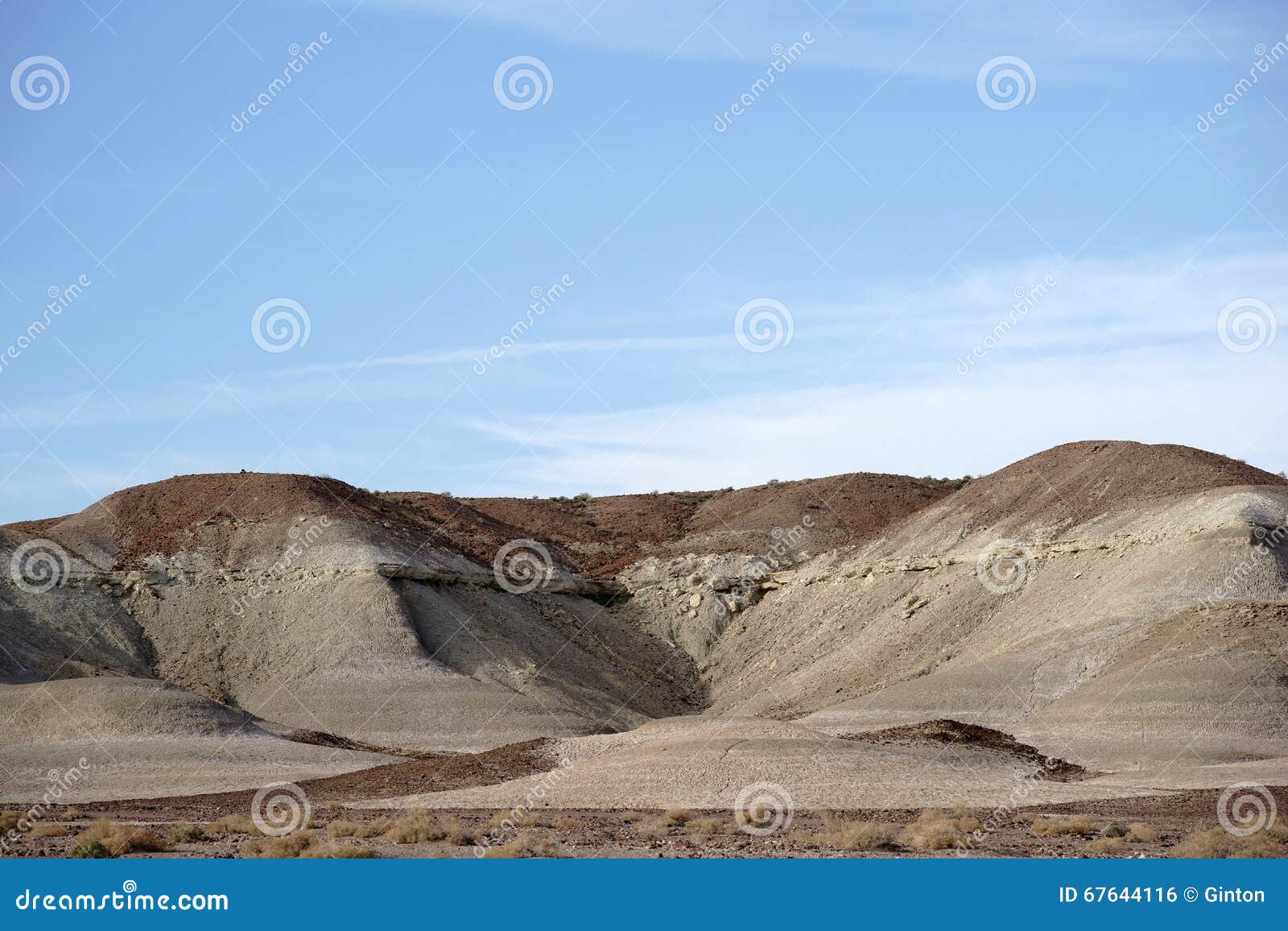 Round Rock Formations in the Mojave Stock Photo - Image of grass, sand ...
