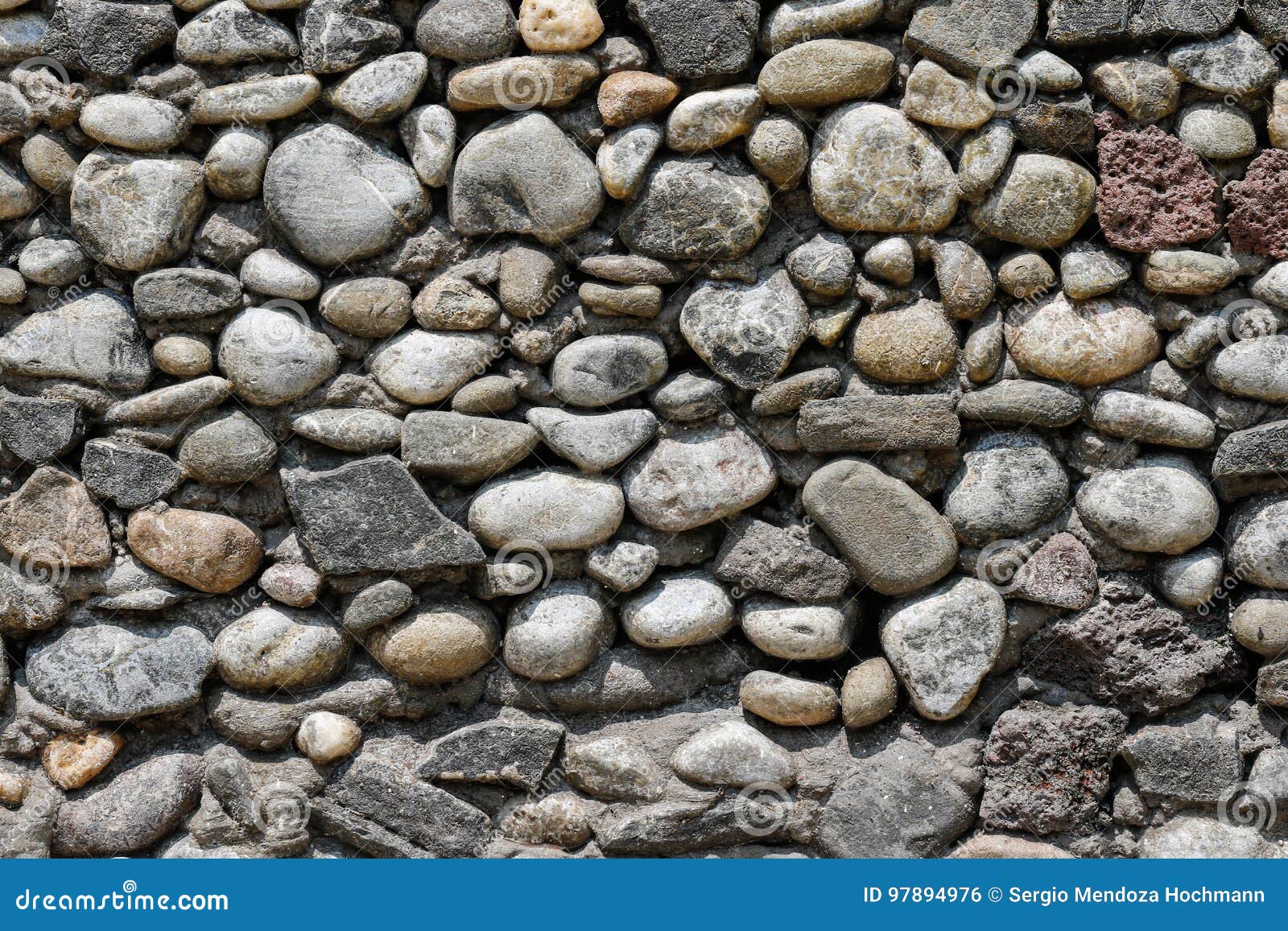 Round rock wall texture stock photo. Image of masonry - 97894976