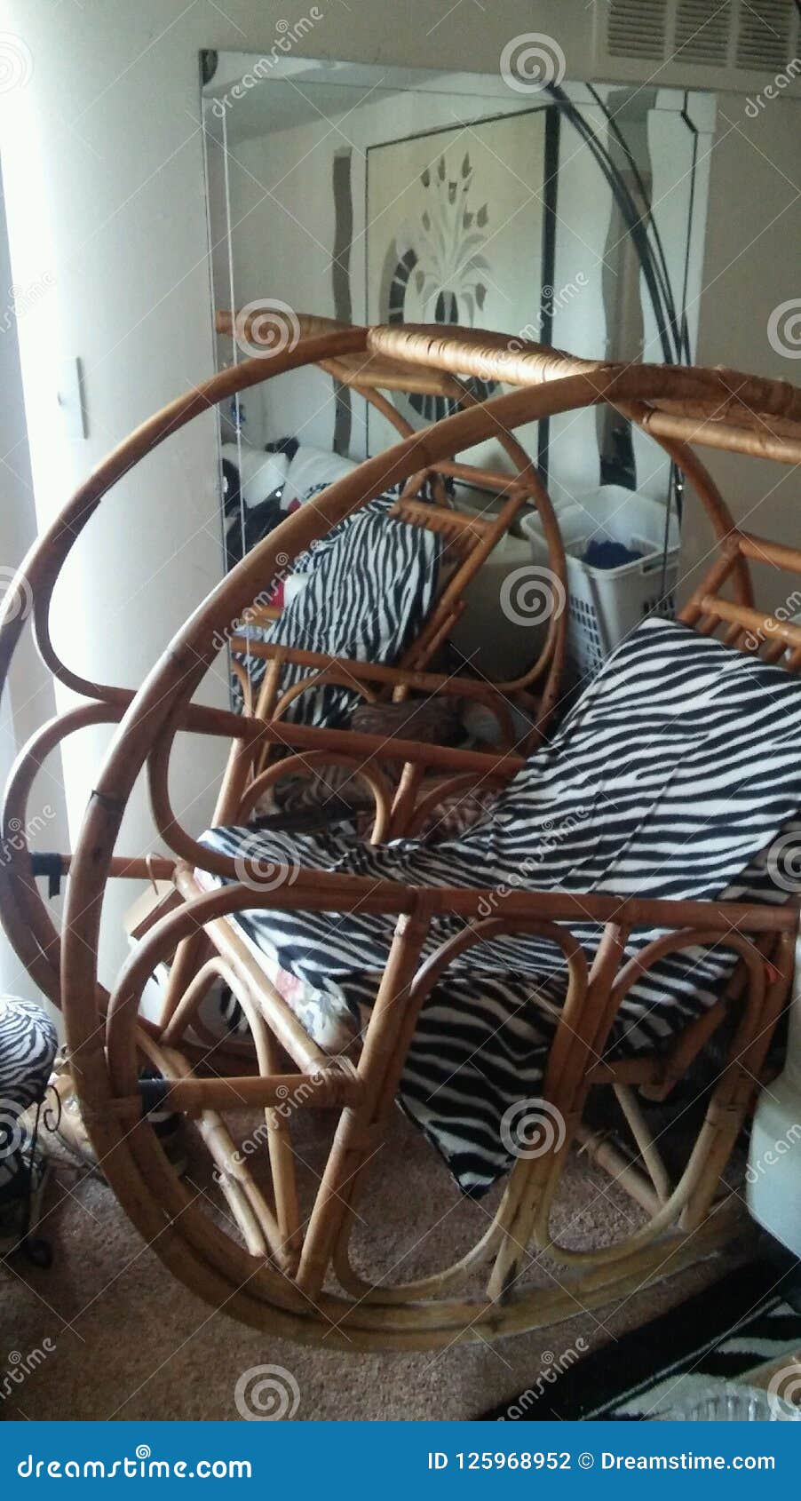 Round Rocking Chair stock photo. Image of furniture - 125968952