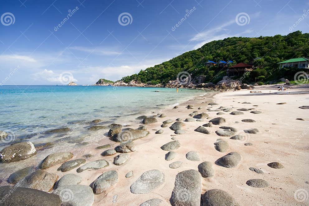 Round Rocks Beach stock image. Image of tropical, beautiful - 3672349