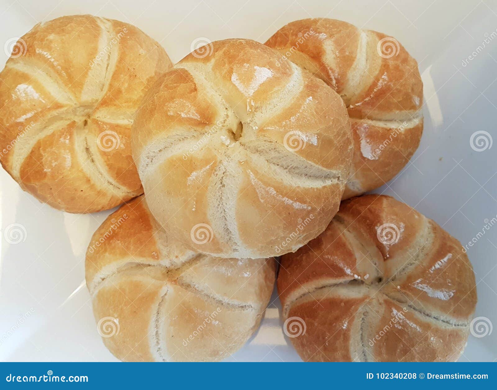 Round rolls stock photo. Image of fresh, rollsn, tasty - 102340208