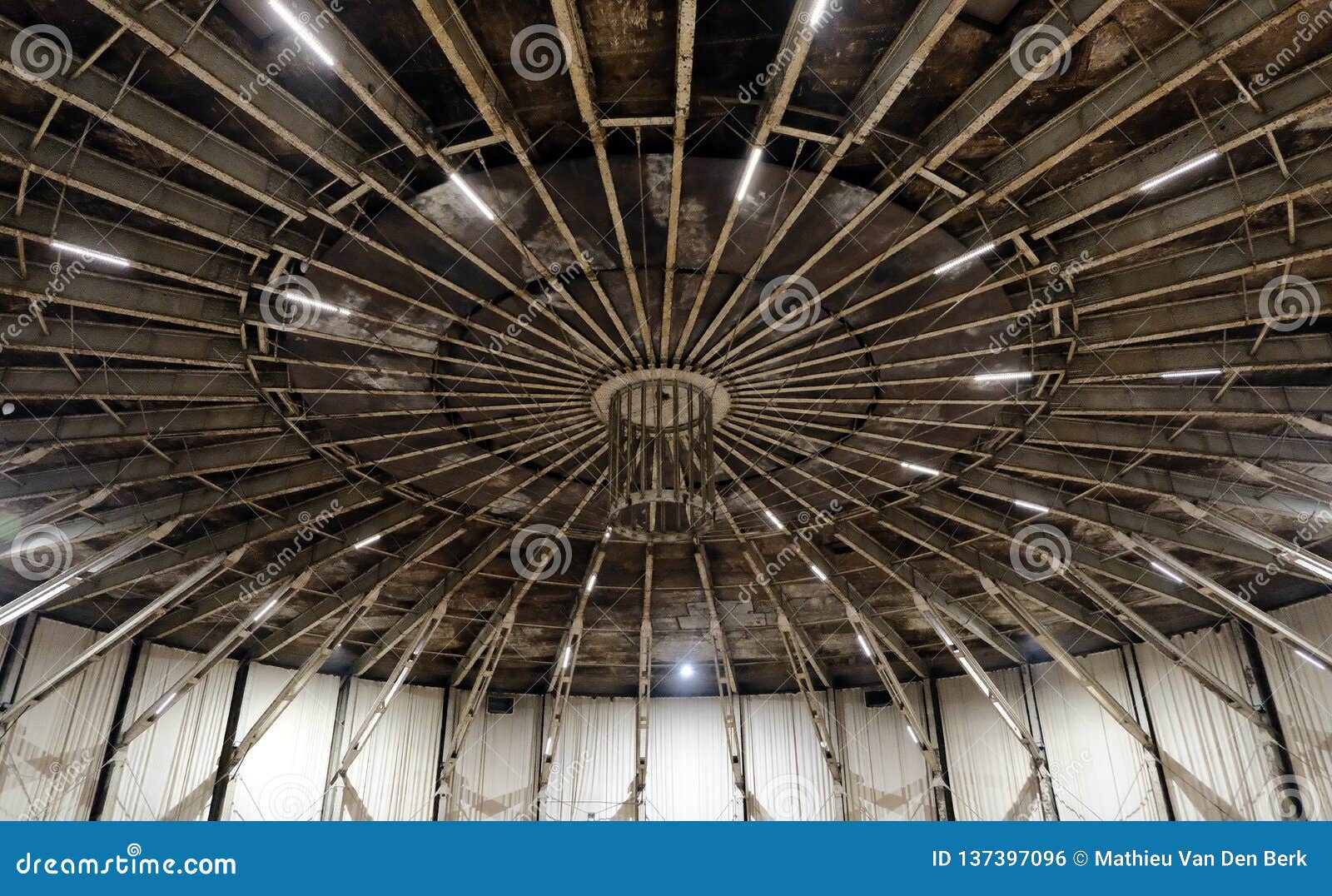 Round Roof of a Big Round Hall Stock Photo - Image of business, design ...