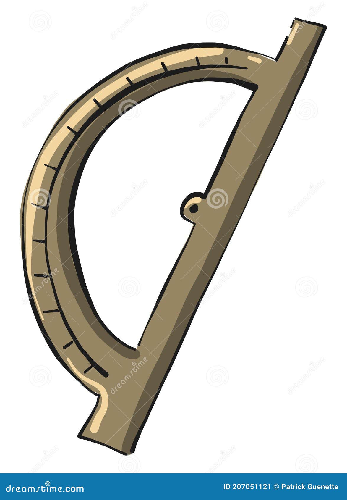 Round Ruller, Illustration, Vector Stock Vector - Illustration of ...