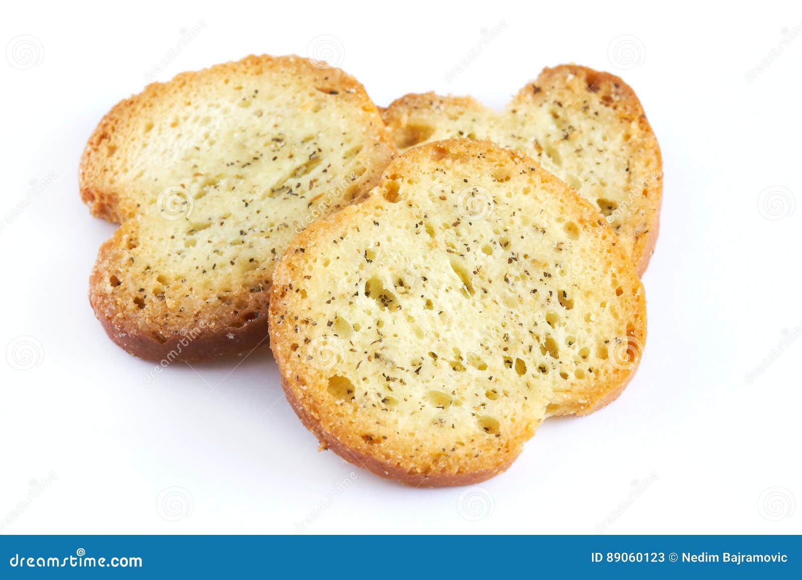Round rusks with spices stock image. Image of isolated - 89060123