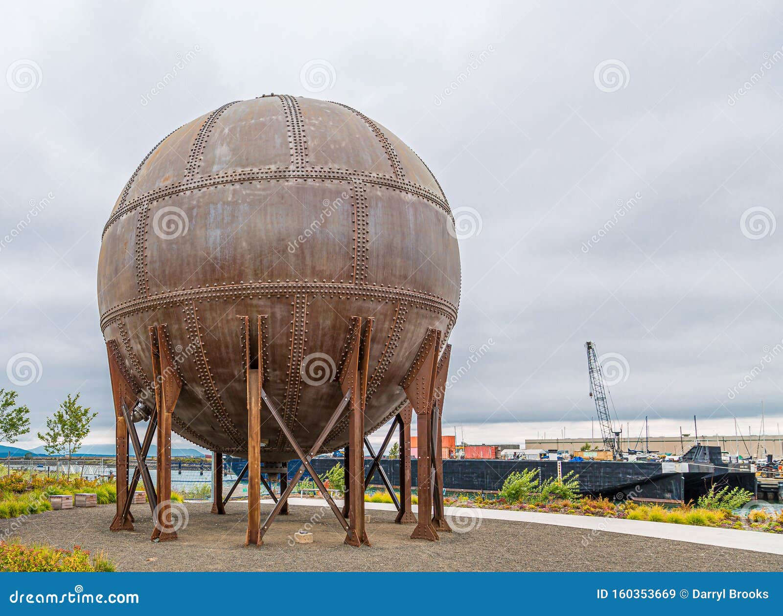 Rusty Tank Armor Metal Texture With Rivets As Stock Image ...