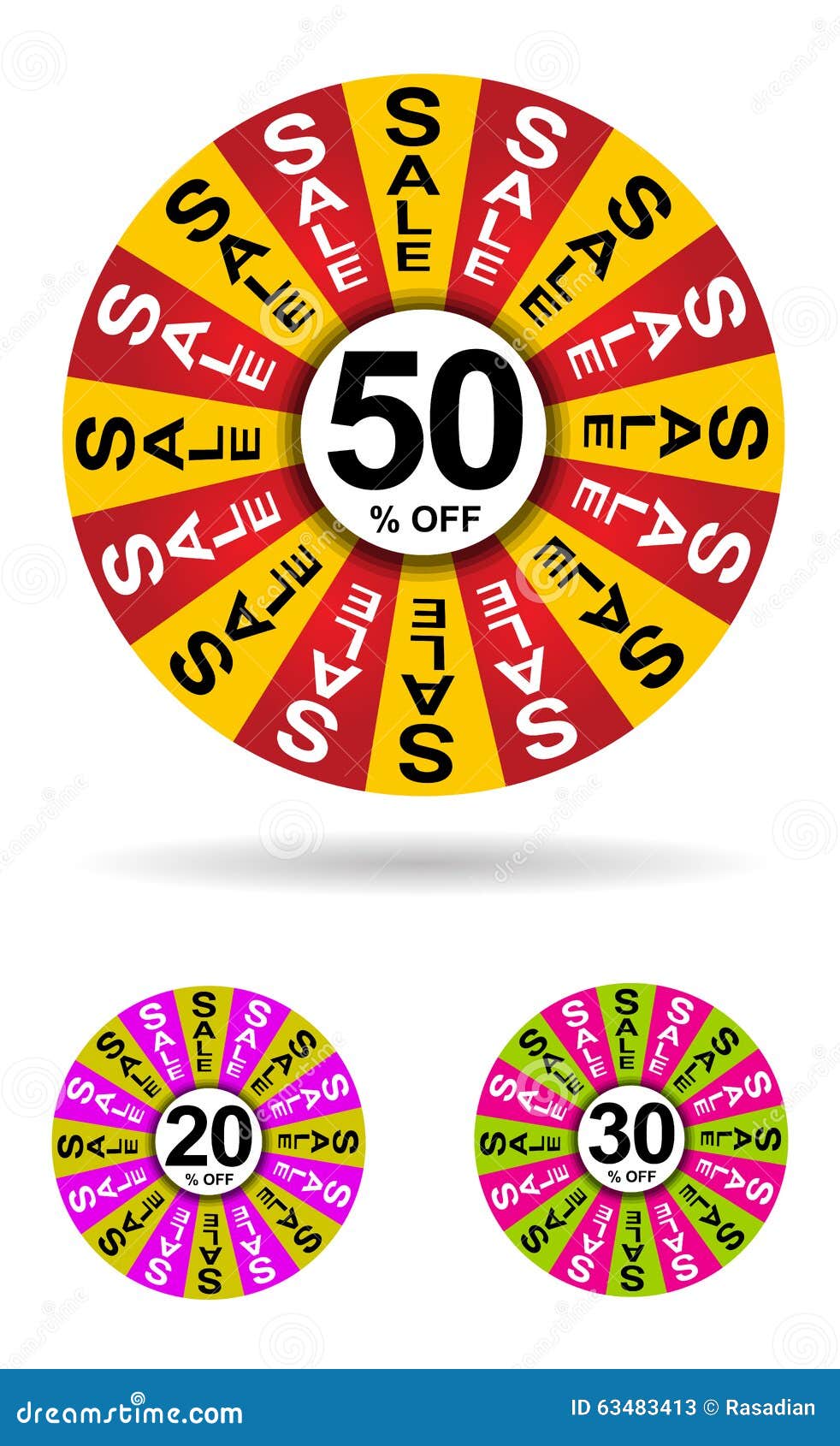 Round Sale Banner stock vector. Illustration of gift - 63483413