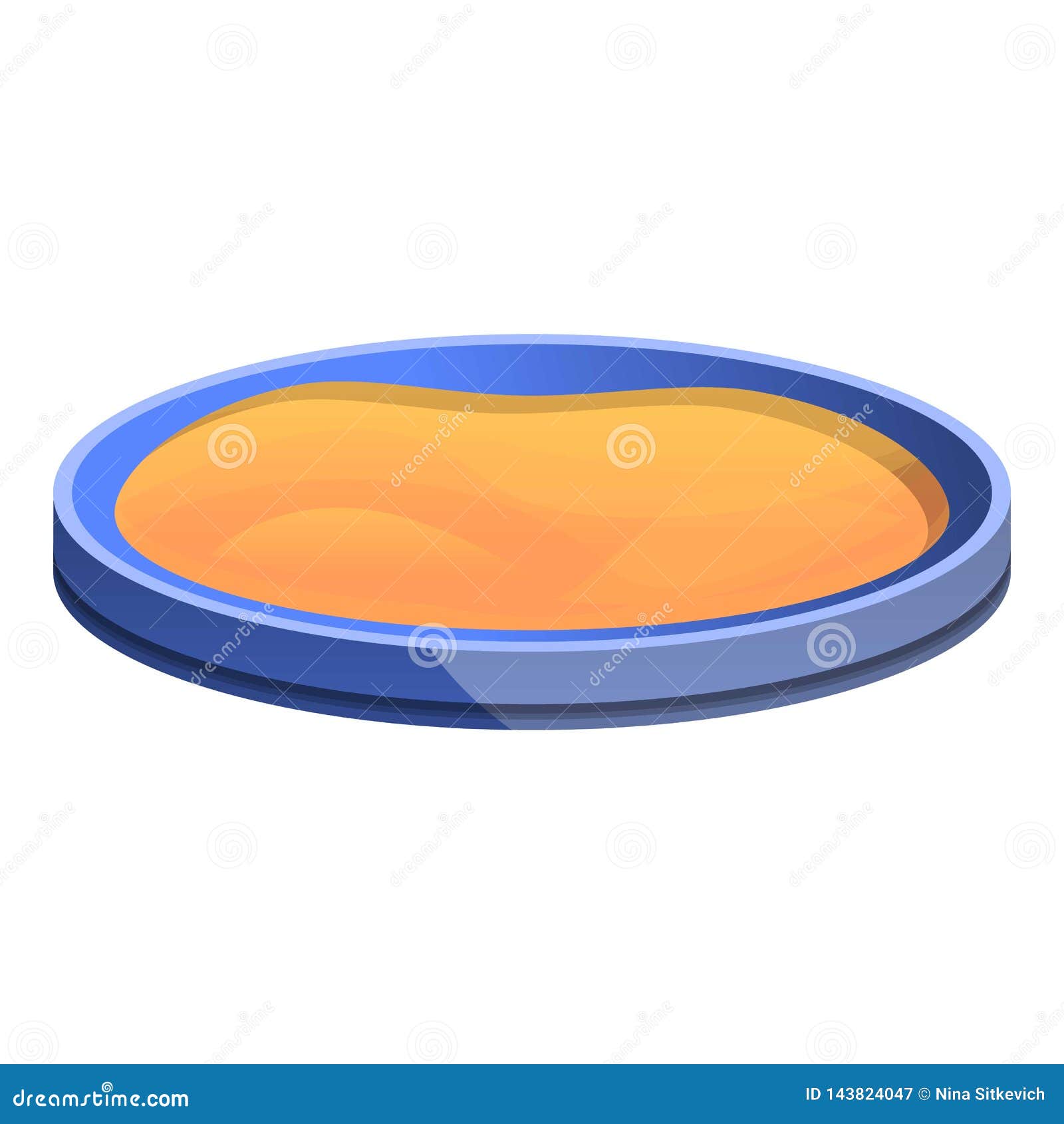 Sandbox Icon In Outline Style Vector Illustration | CartoonDealer.com ...