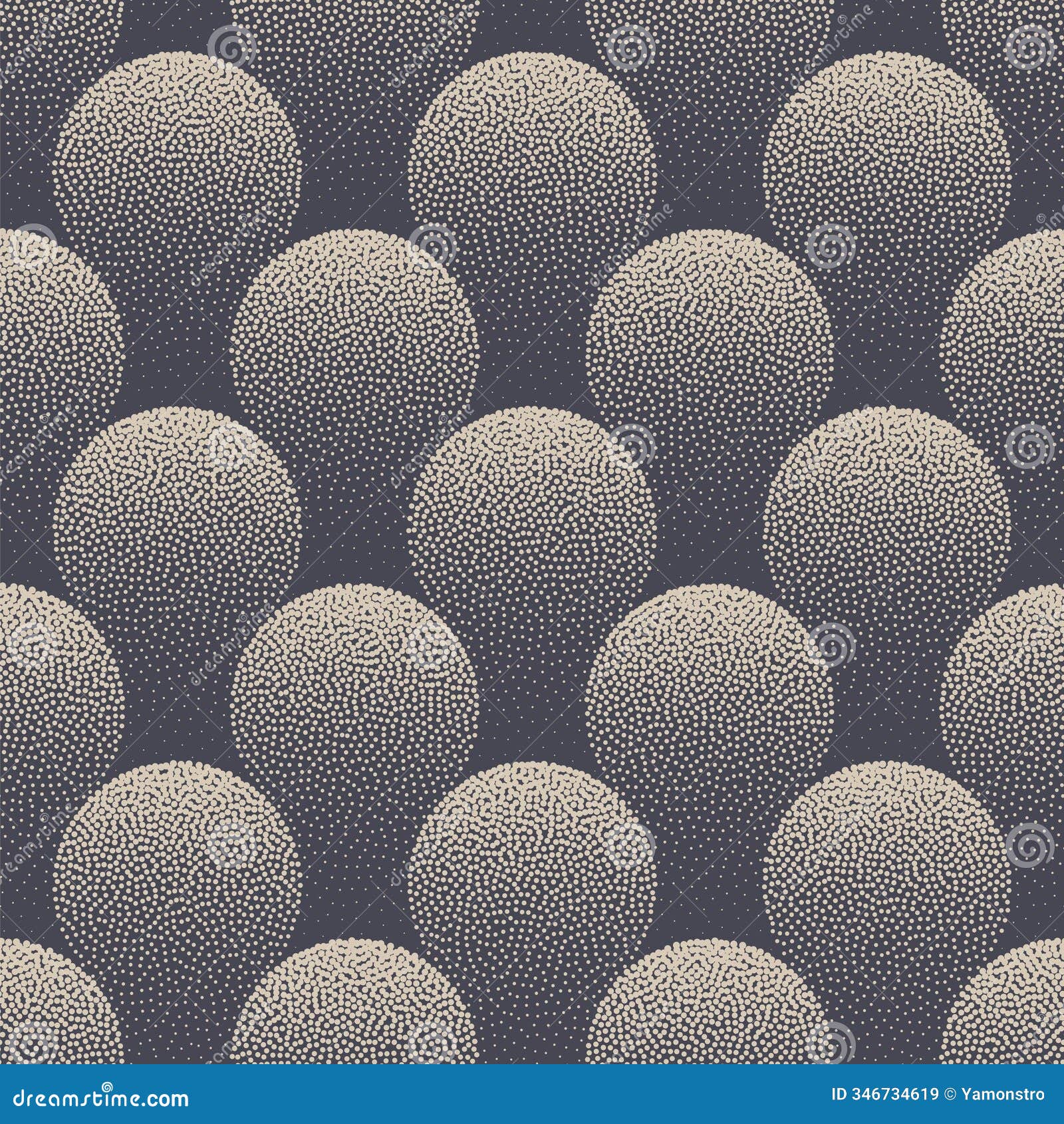 Round Scale Cosy Seamless Pattern Trend Dot Work Abstract Vector ...