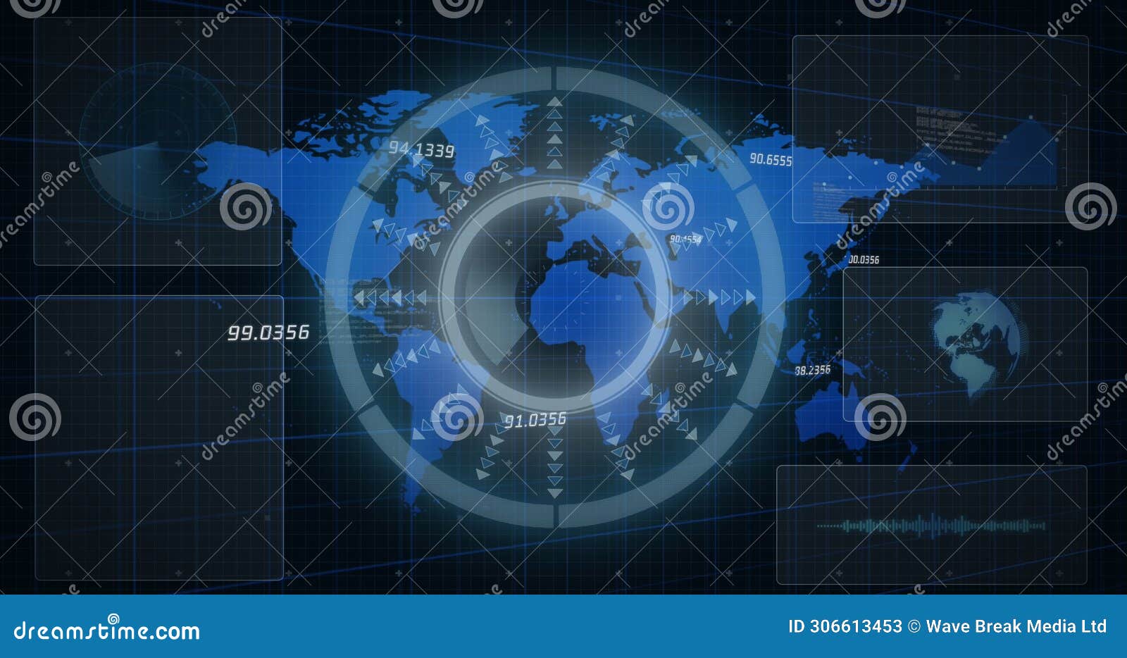 Round Scanner Over Digital Interface with Data Processing Over World ...