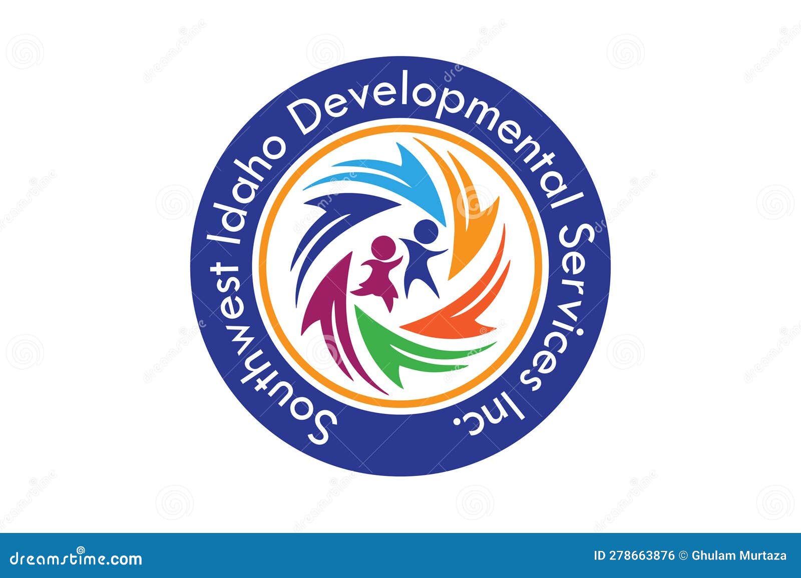 Round School and Development Emblem Logo Editorial Photo - Illustration ...
