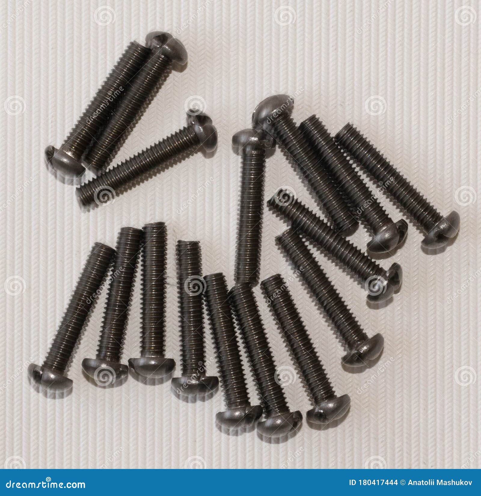 Round head screws stock photo. Image of full, hardware - 180417444