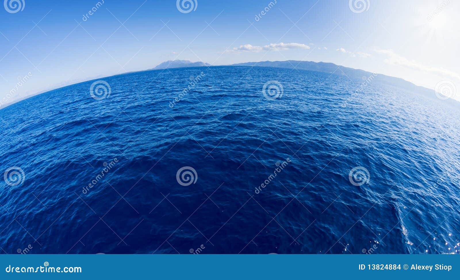 Round sea stock photo. Image of fisheye, empty, freedom - 13824884