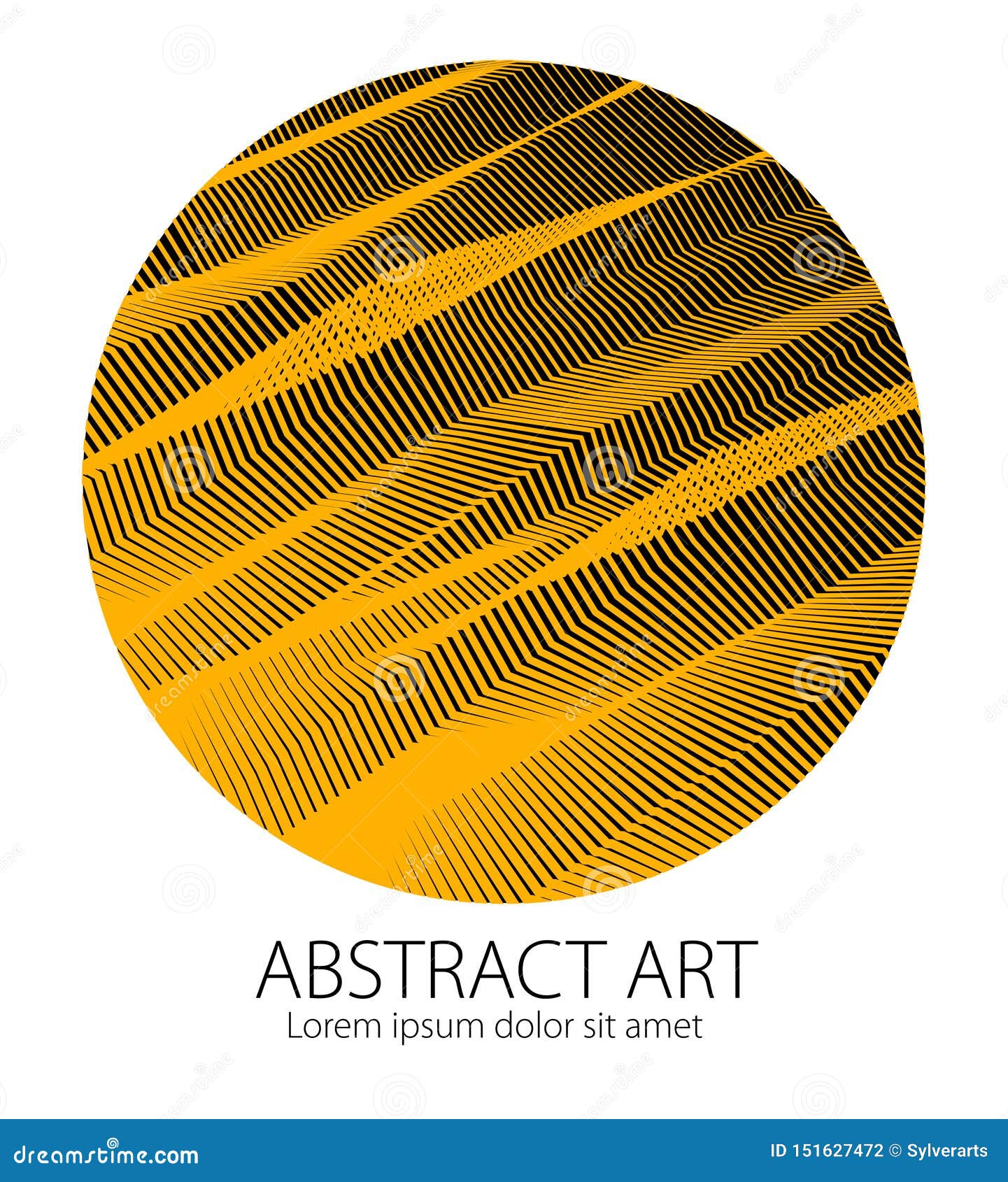 Round Shape Art and Design Element of Beautiful Linear Surface Texture ...