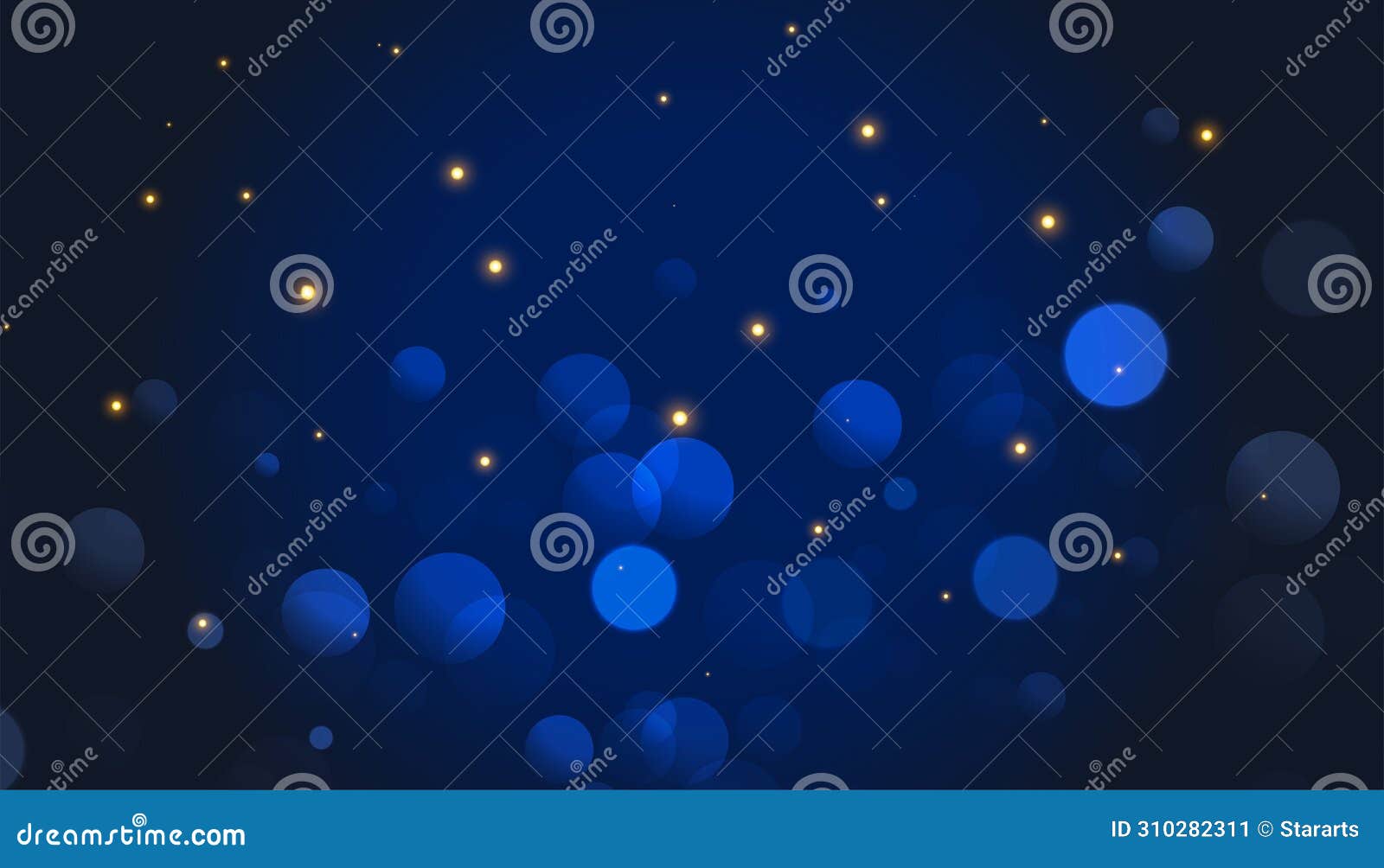 Round Shape Bokeh Pattern Banner with Shiny Particle Effect Stock ...
