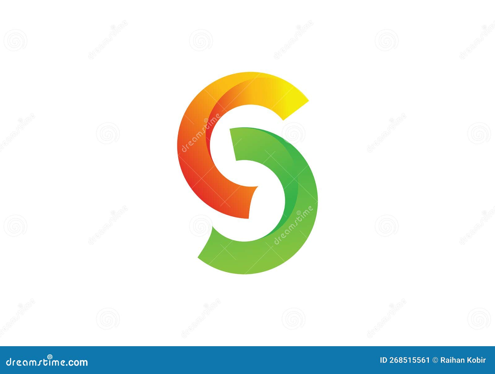 This is a Letter S Shape Design Stock Illustration - Illustration of ...