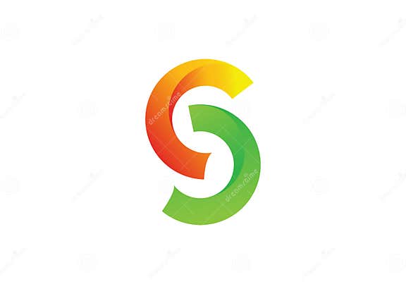 This is a Letter S Shape Design Stock Illustration - Illustration of ...