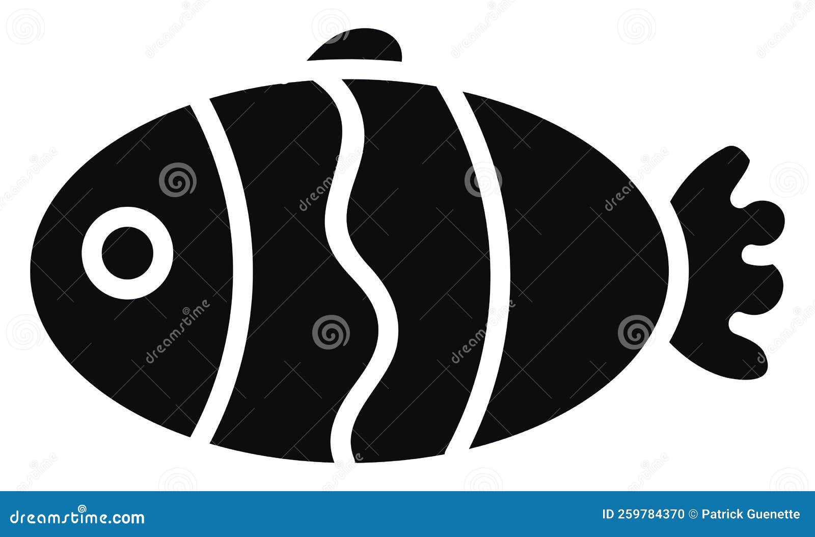 The Shape Of A Fish Completely Folded Out Of Paper, Abstract ...