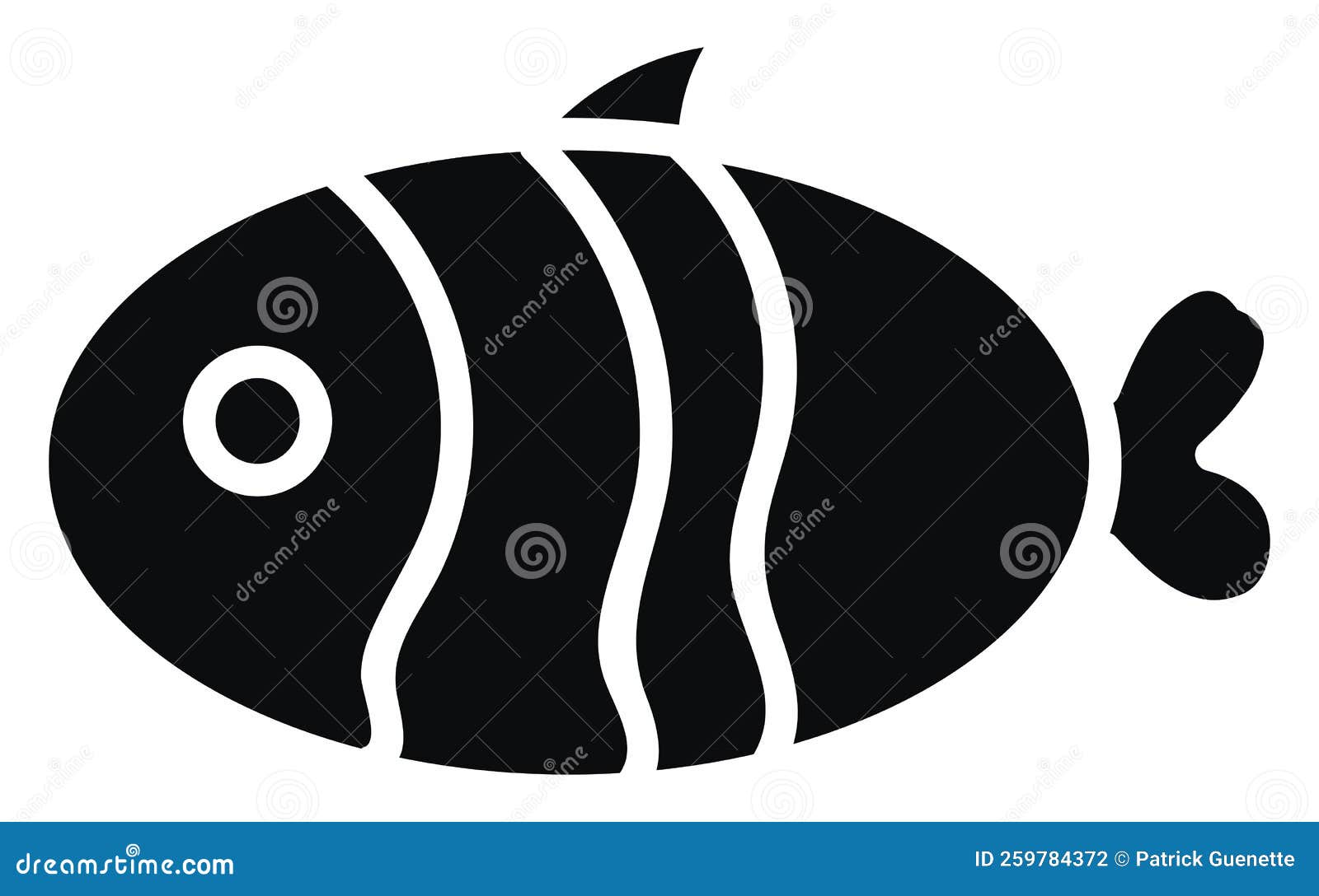 The Shape Of A Fish Completely Folded Out Of Paper, Abstract ...