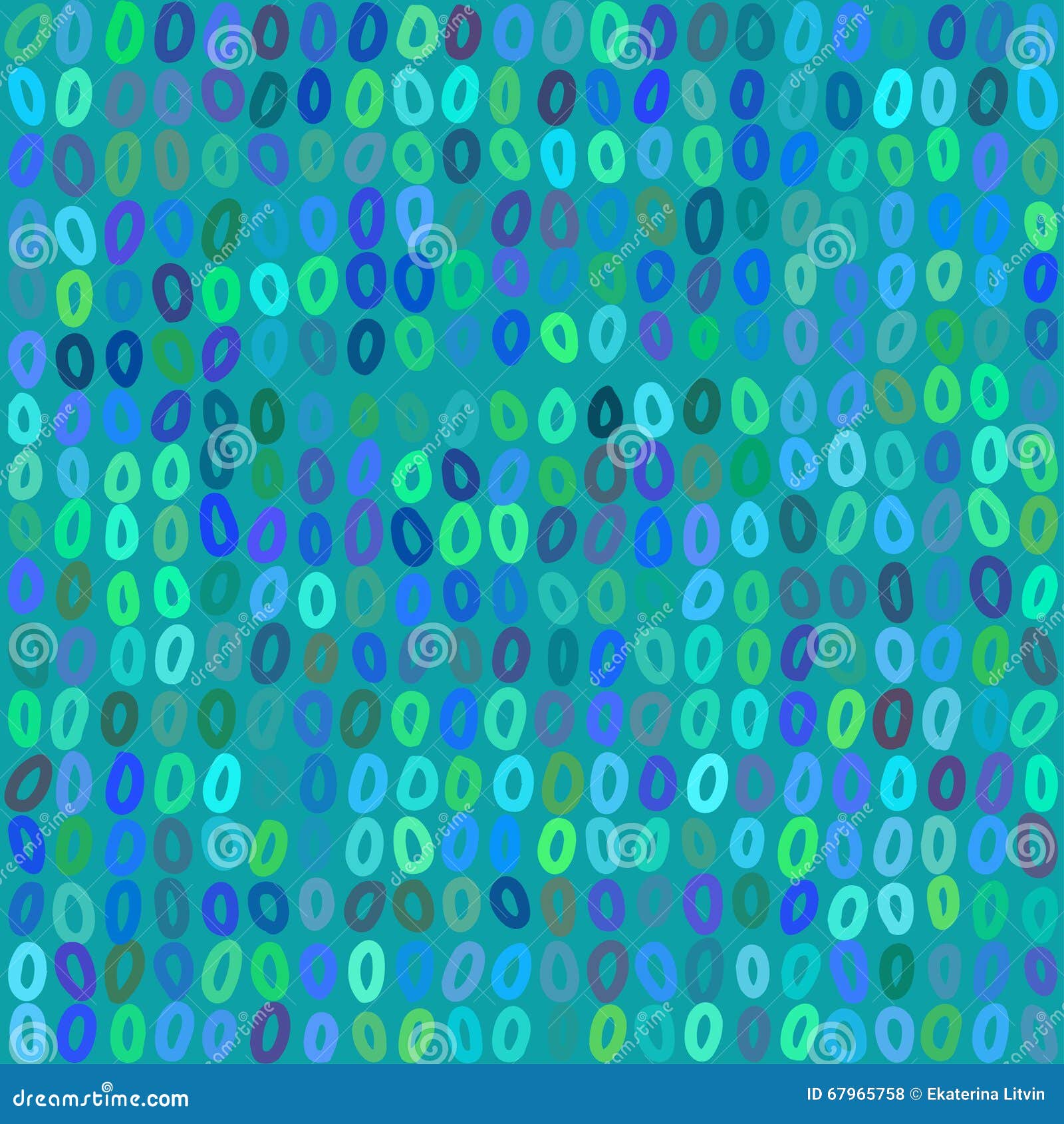 Round Shape Hand Drawn Pattern. Stock Vector - Illustration of design ...