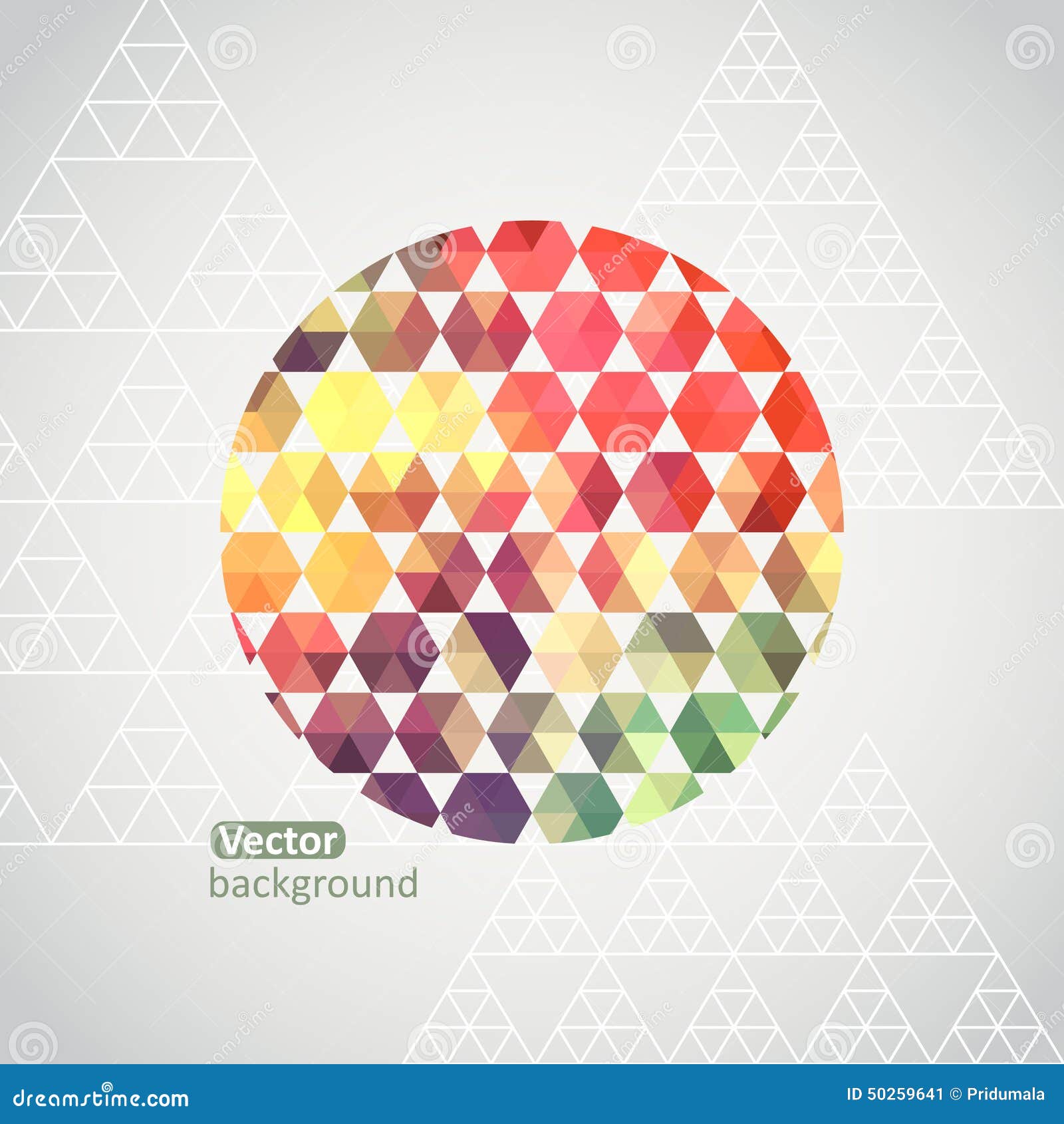 Round Shape Made of Triangle. Triangle Pattern Background, Triangle ...
