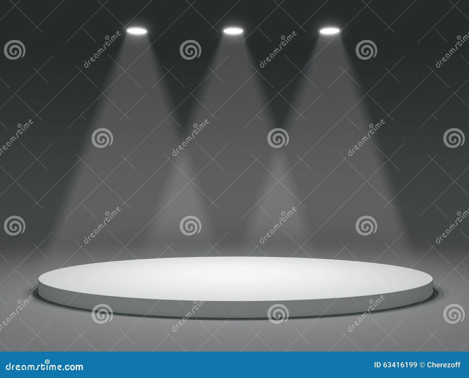 Round shape stage stock illustration. Illustration of entertainment ...