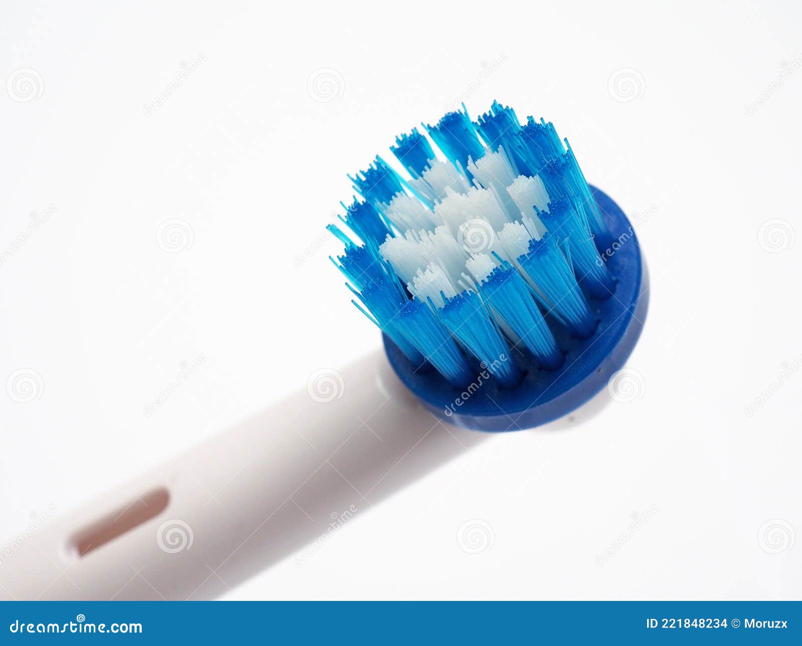 Toothbrush Macro, Close Up Picture Stock Photo - Image of round, oral ...