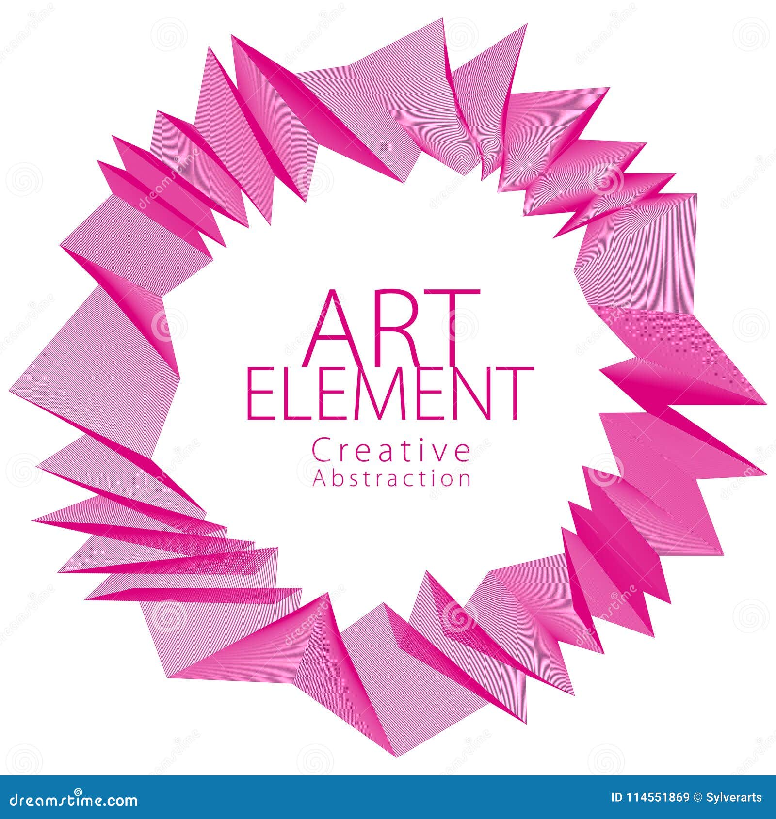 Round Shaped Line Art Vector Frame, Modern and Trendy Vector Template ...