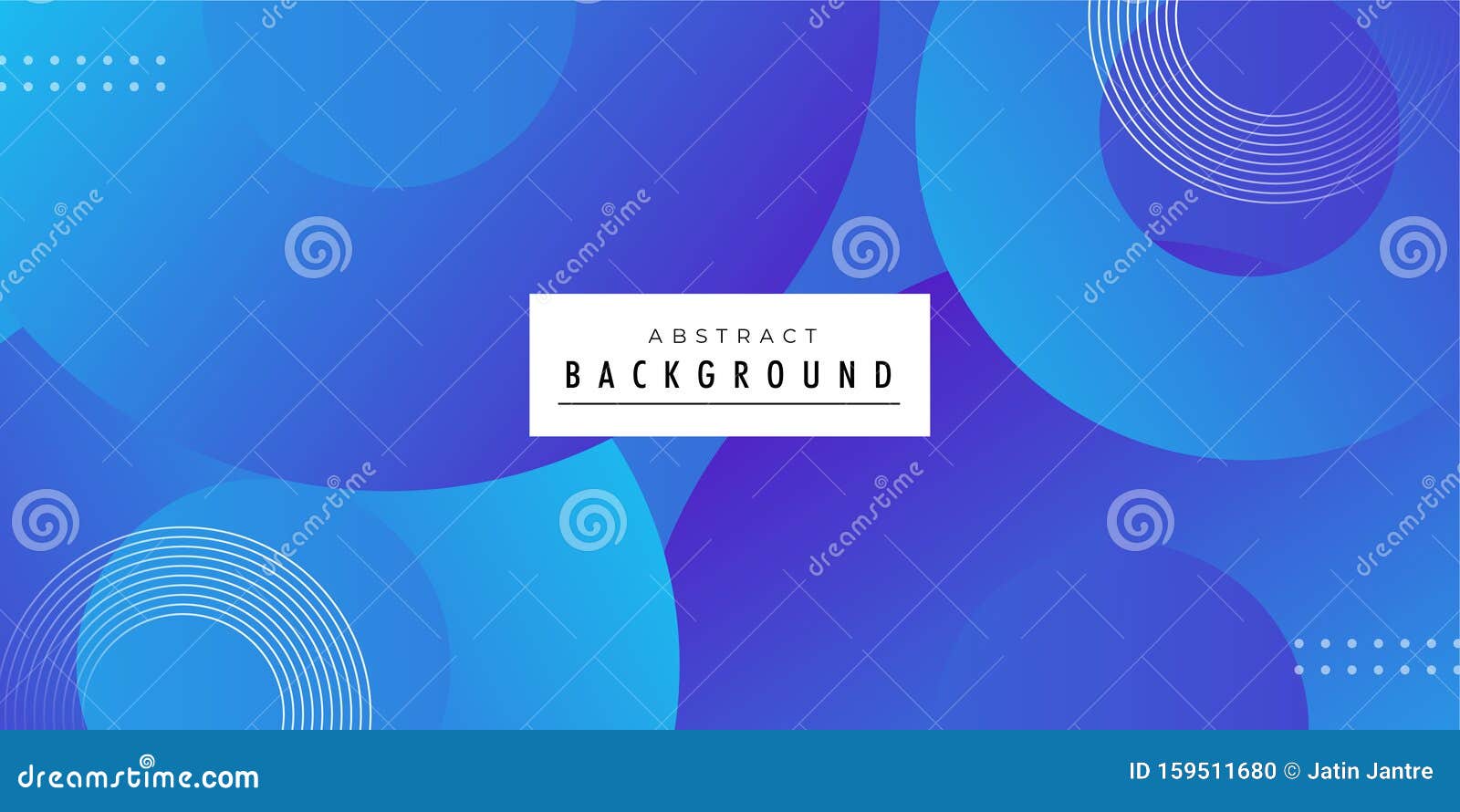 Round Shaped Modern Blue Background Design Stock Vector - Illustration ...