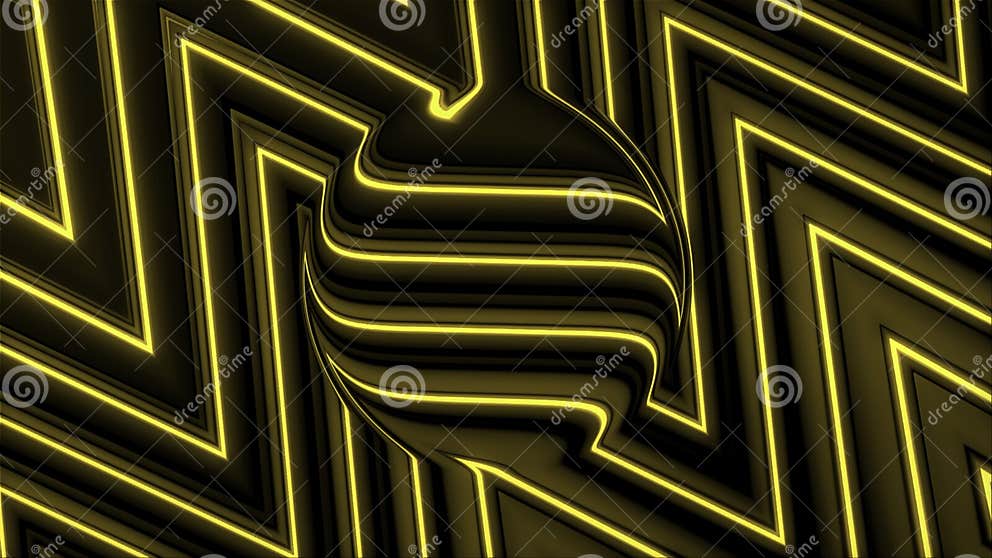 Round Shaped Object with the Same Zig Zag Pattern As on the Background ...