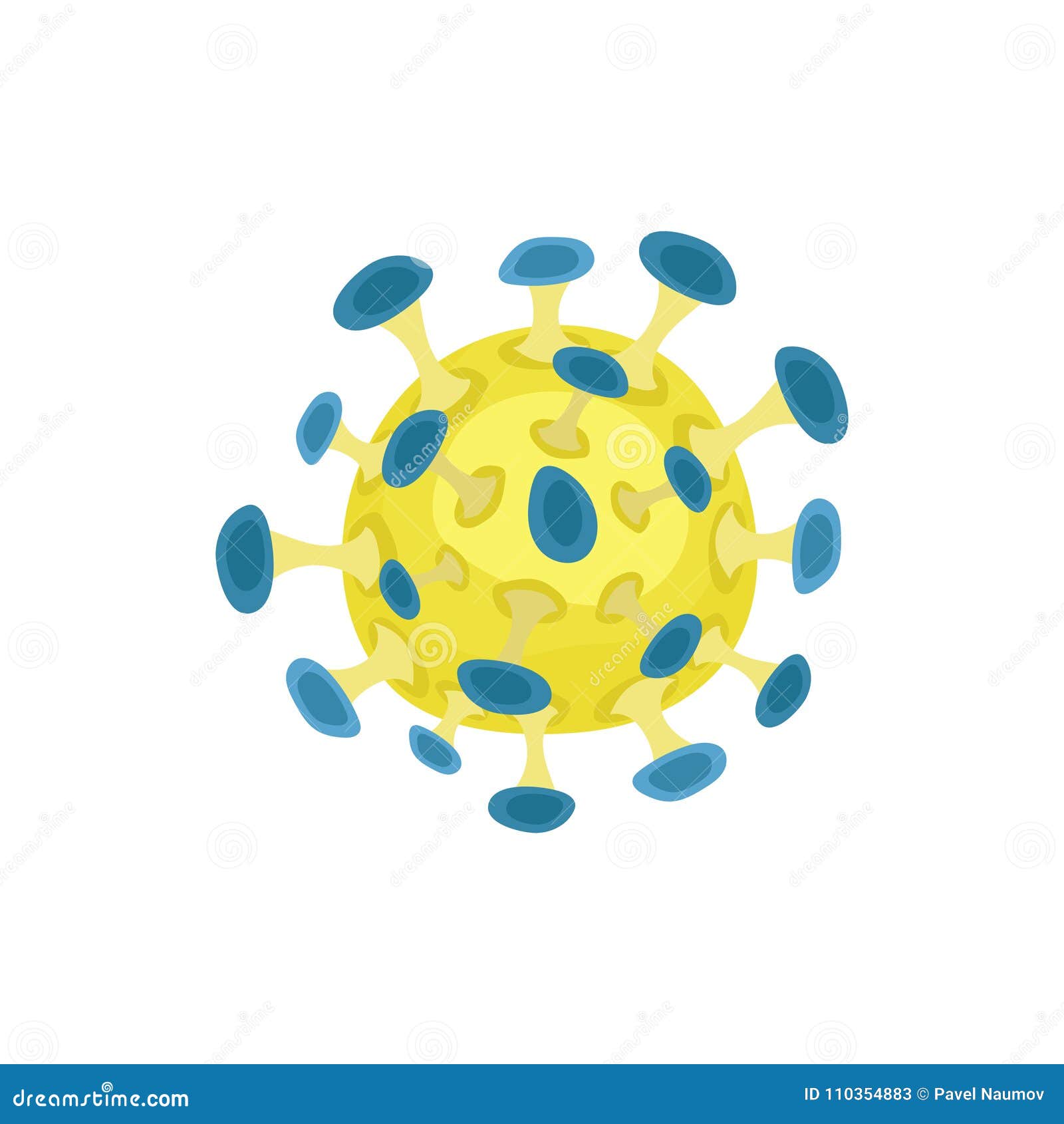 Round-shaped Pathogenic Bacteria or Virus Under Microscope. Dangerous ...