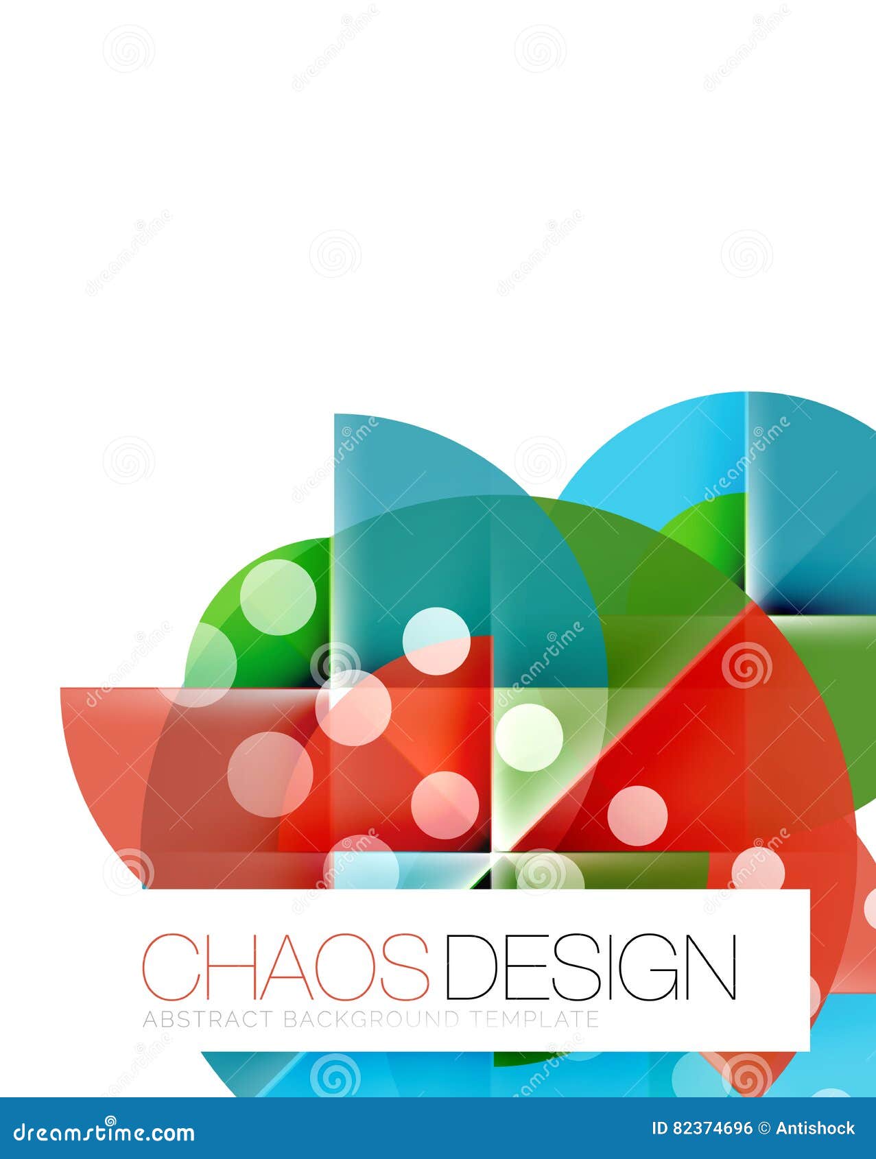 Round Shapes, Circle Banner with Sample Text Stock Illustration ...