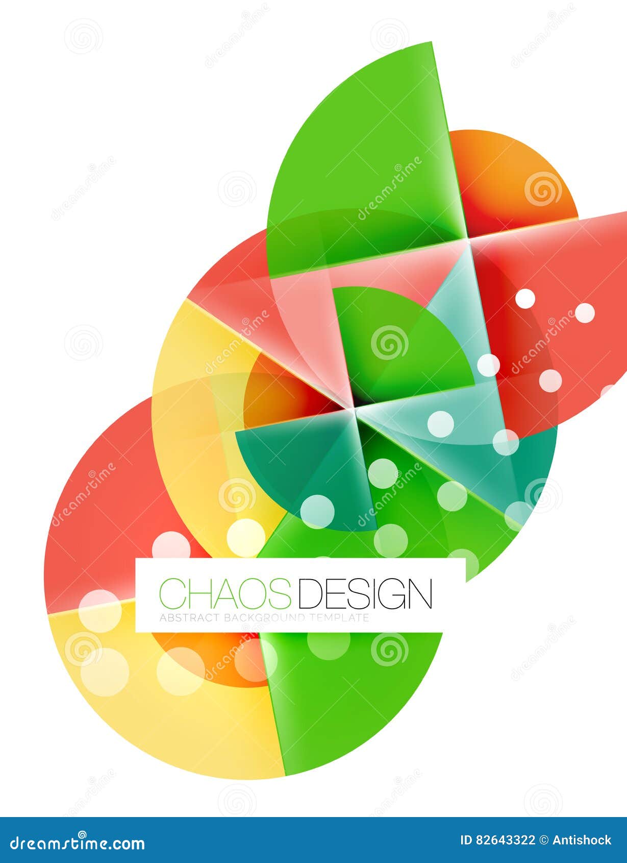 Round Shapes, Circle Banner with Sample Text Stock Illustration ...