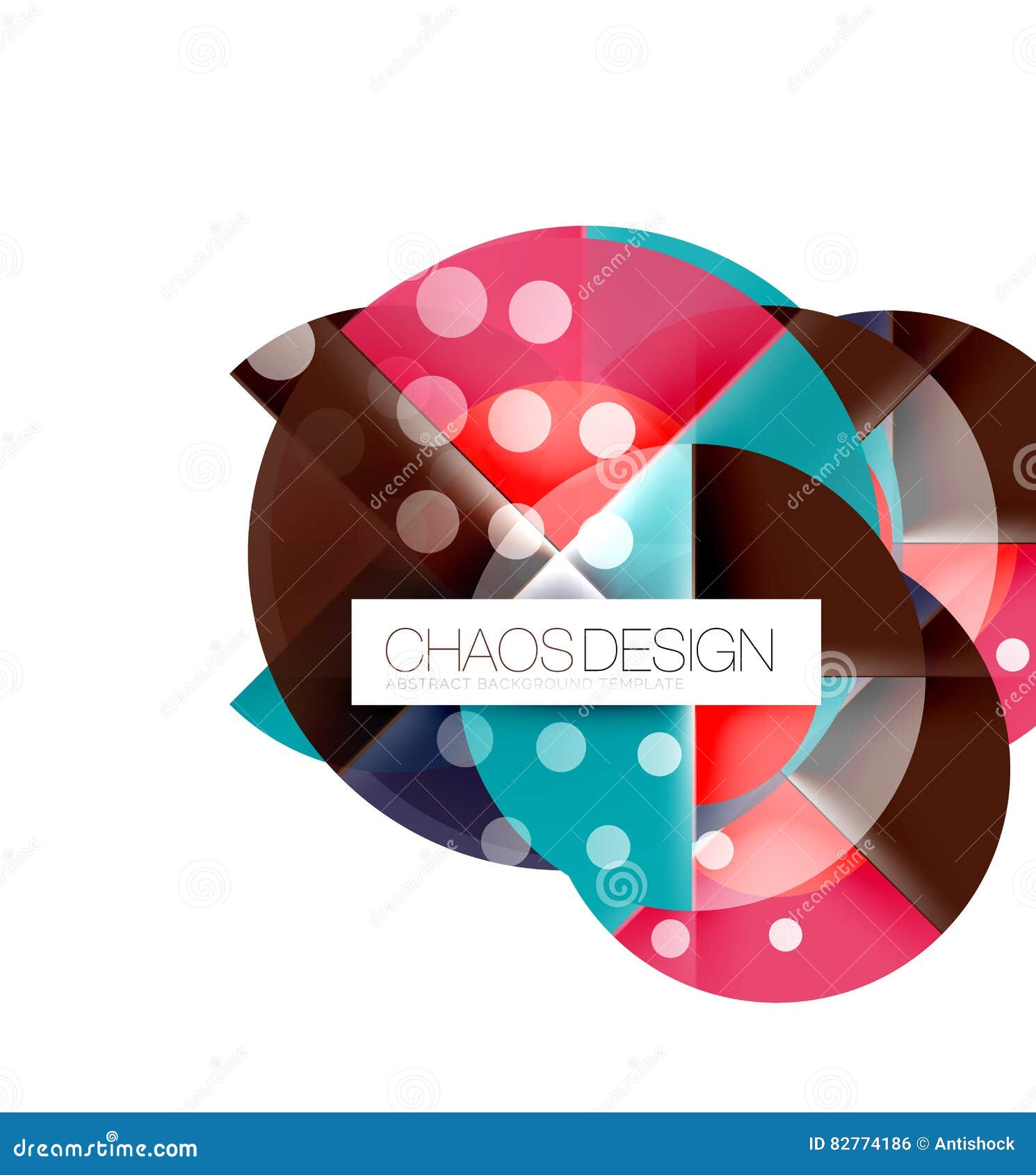 Round Shapes, Circle Banner with Sample Text Stock Illustration ...