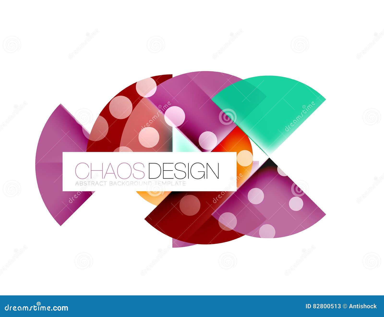 Round Shapes, Circle Banner with Sample Text Stock Illustration ...